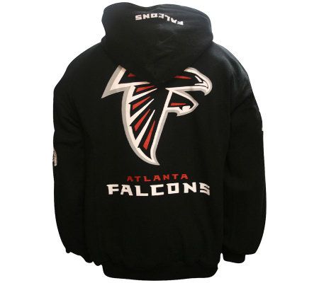 NFL Atlanta Falcons Reversible Hooded Fleece - QVC.com
