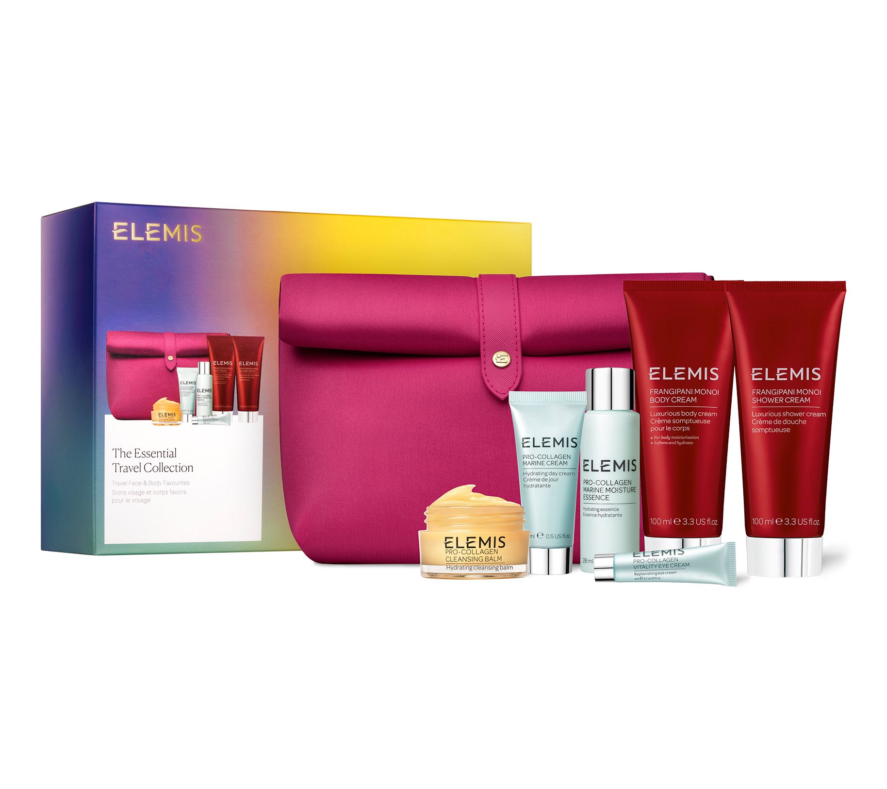 ELEMIS Jetsetters Pro-Collagen & Frangipani Collection - QVC.com