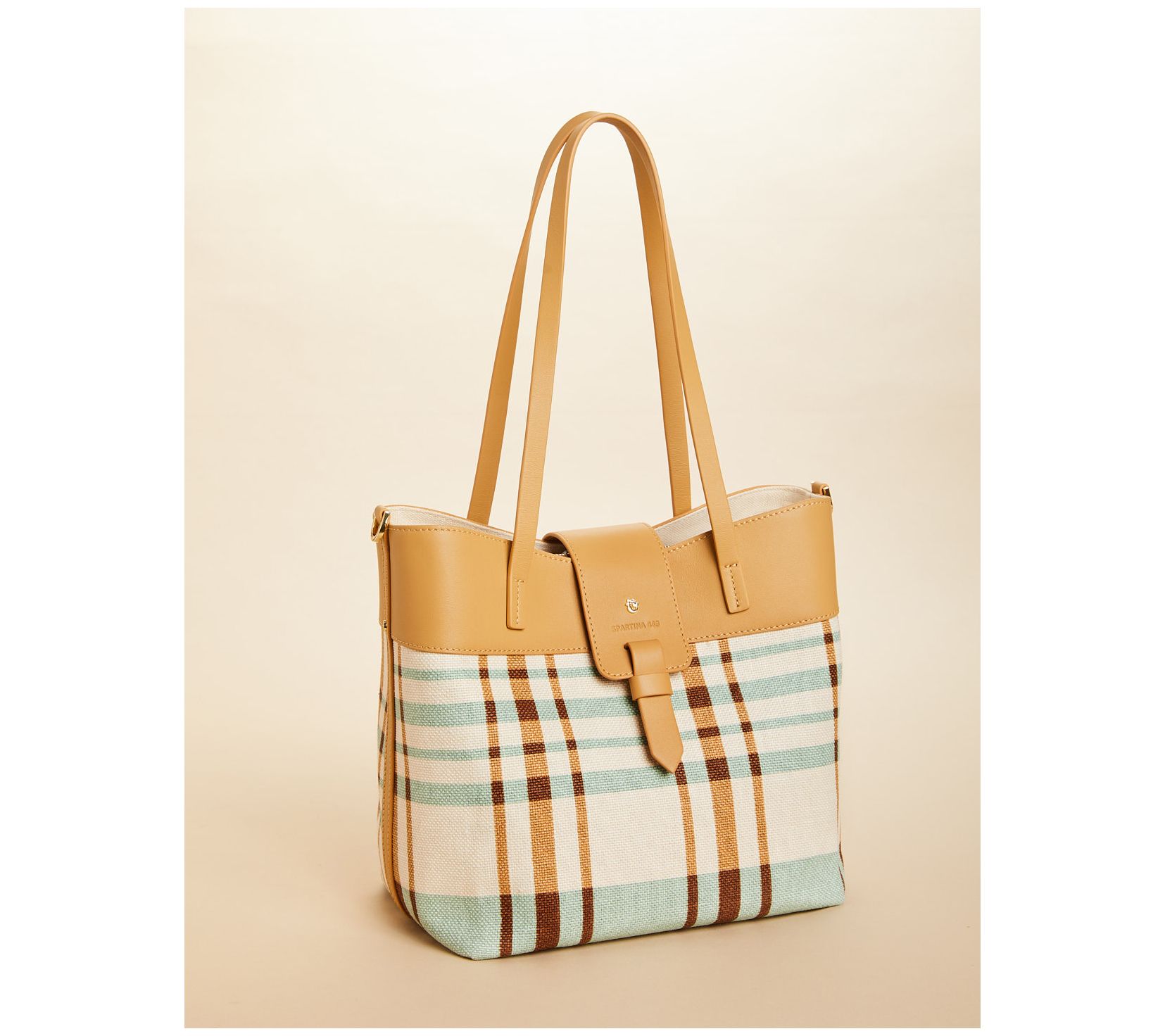 Spartina 449 Olivia Tote Bag with Leather Trim - QVC.com