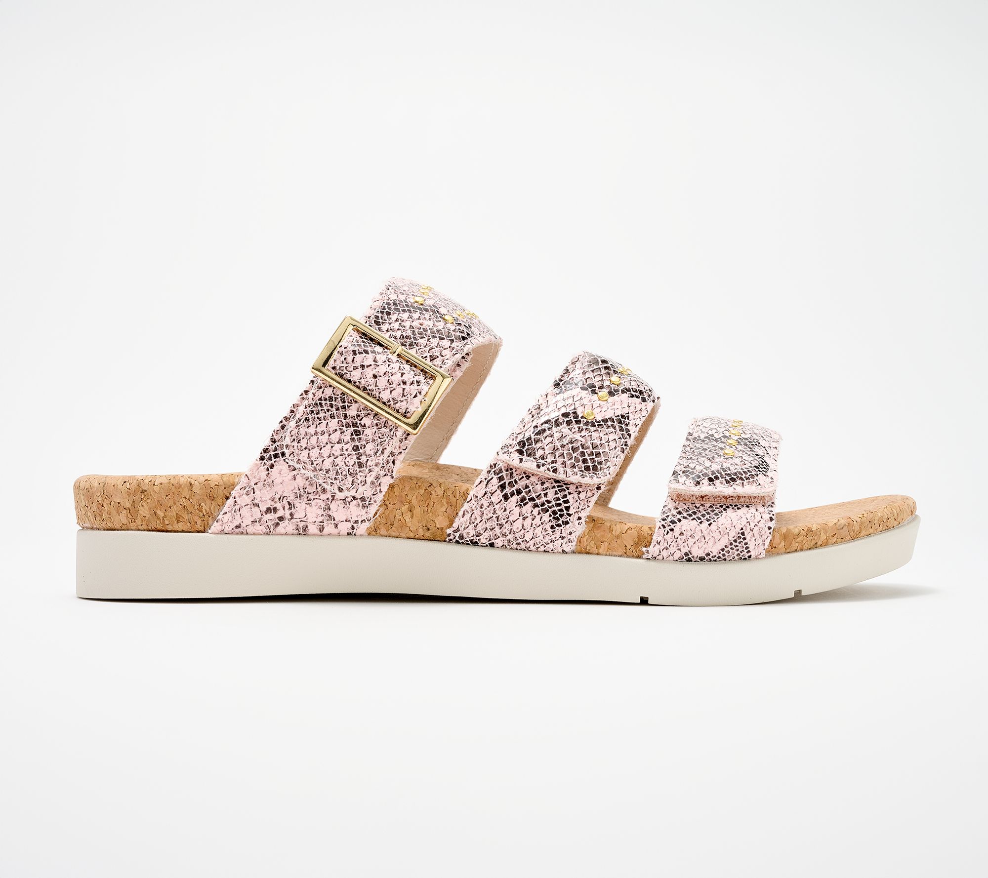 Revitalign Orthotic Triple Band Slide Sandals - Spring - QVC.com