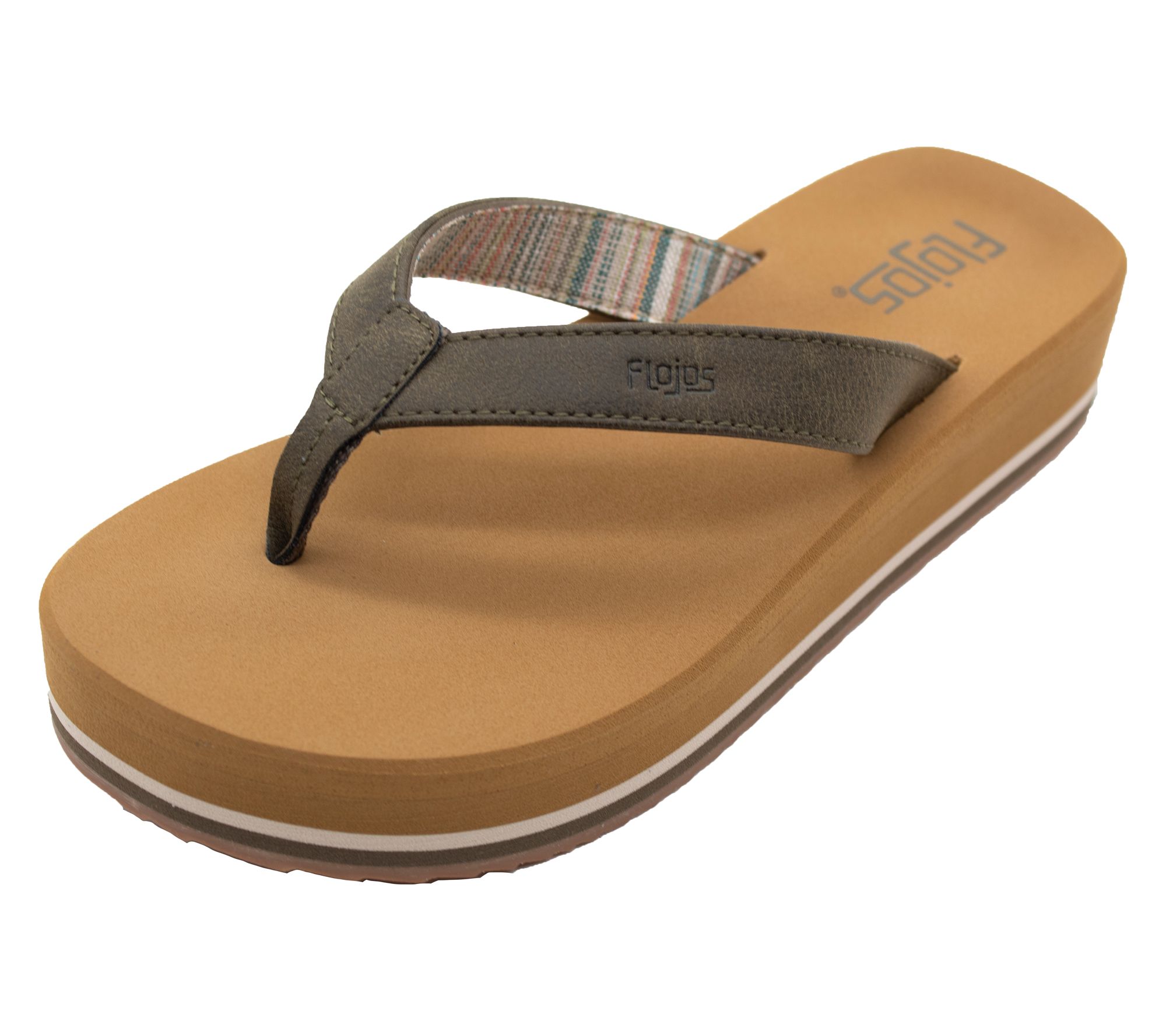 Flojos Platform Thong Sandals - Sally - QVC.com