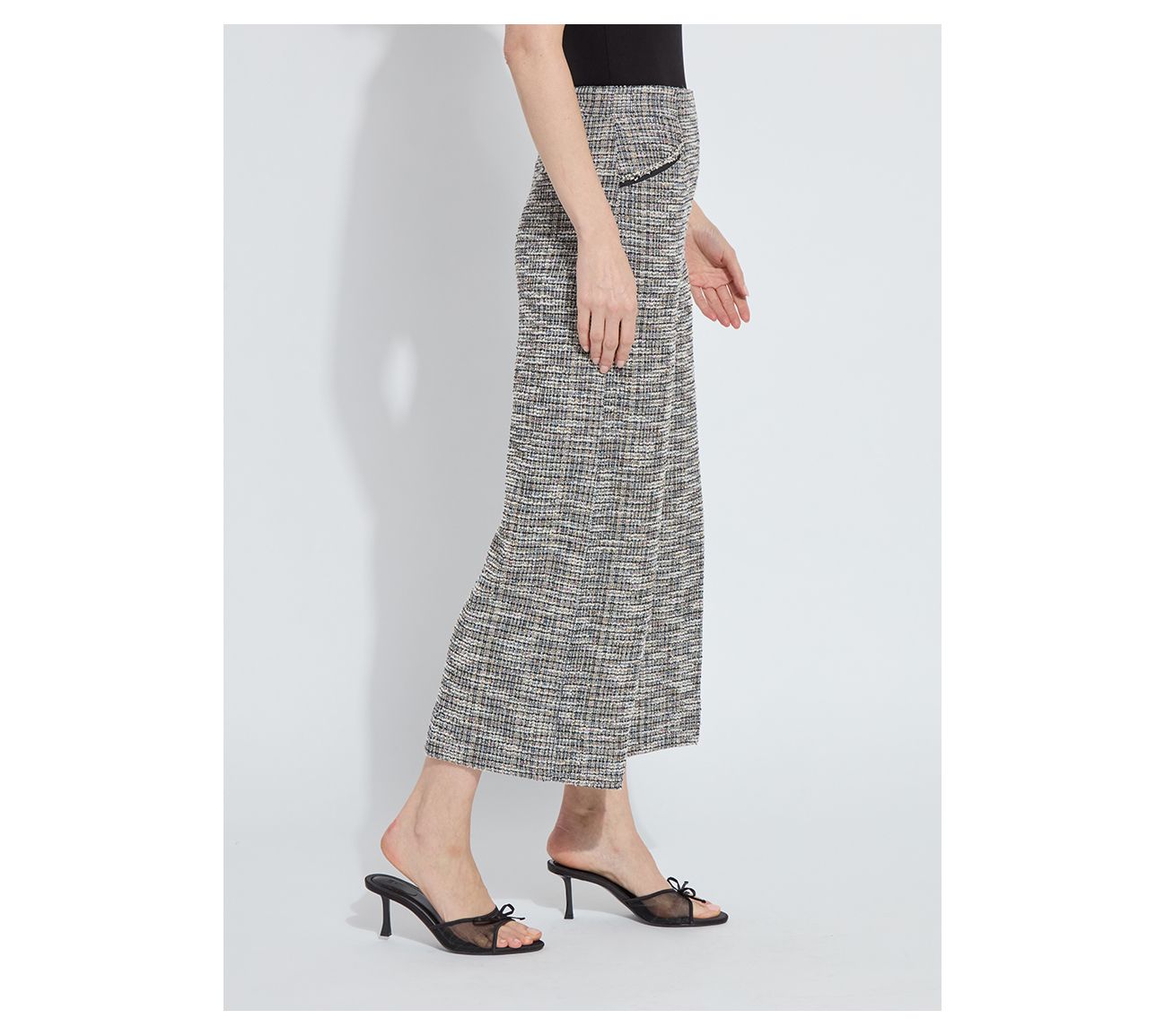Lysse New York Charlotte Ankle St Tweed Palazzo - QVC.com