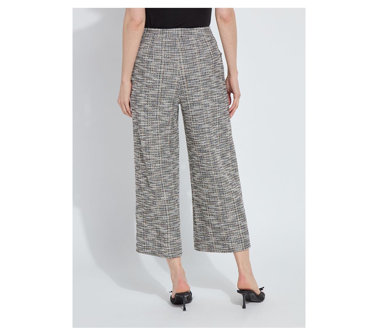 Lysse New York Charlotte Ankle St Tweed Palazzo - QVC.com