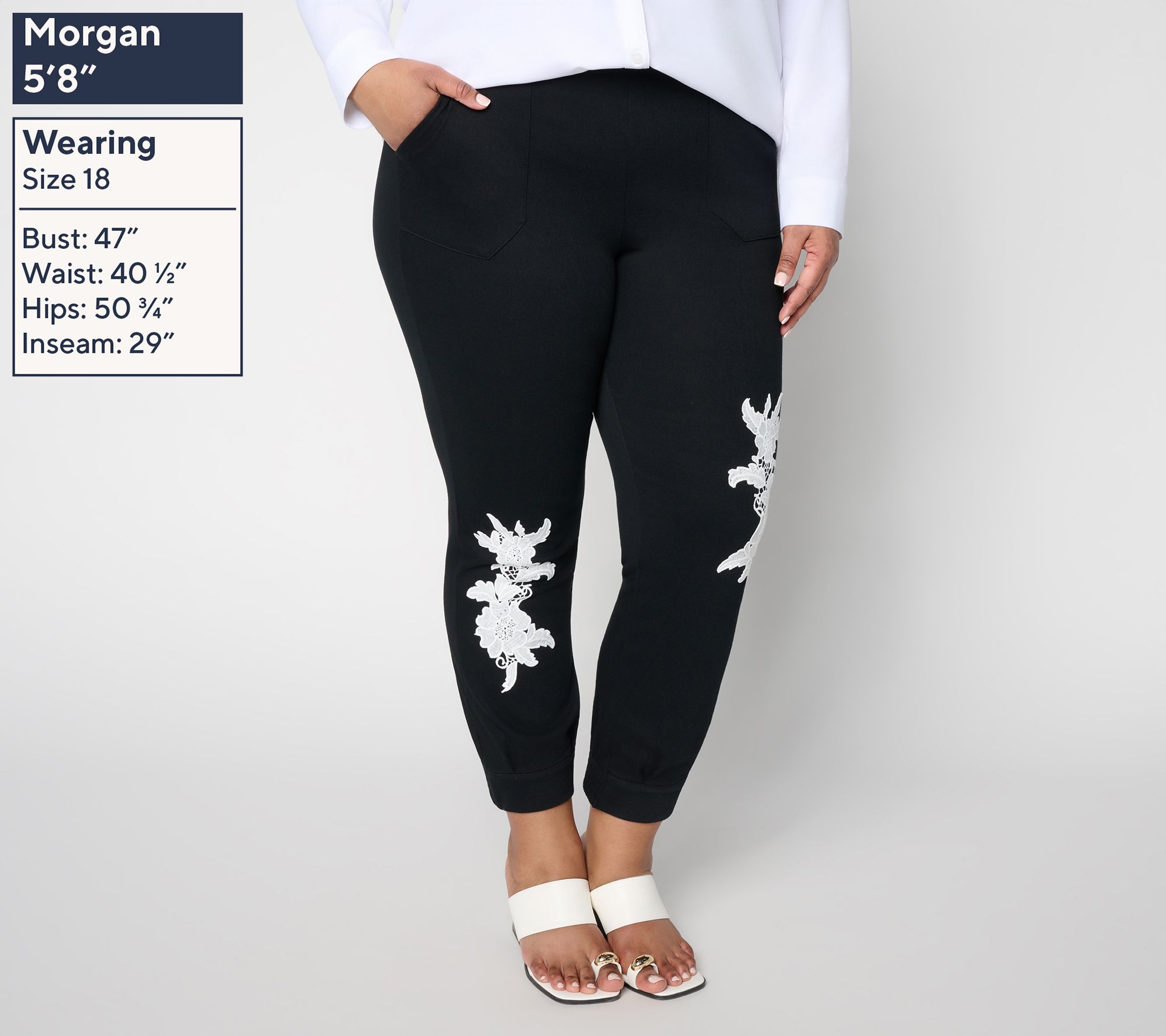 "As Is" Women with Control Petite Twill Ankle Icon Jogger - QVC.com