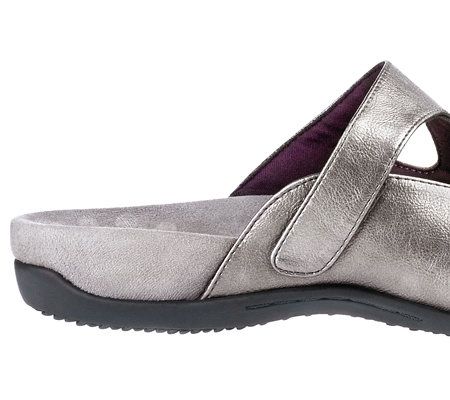 Vionic Orthotic Mules w/ Floral Stitch Detail - Jane - QVC.com