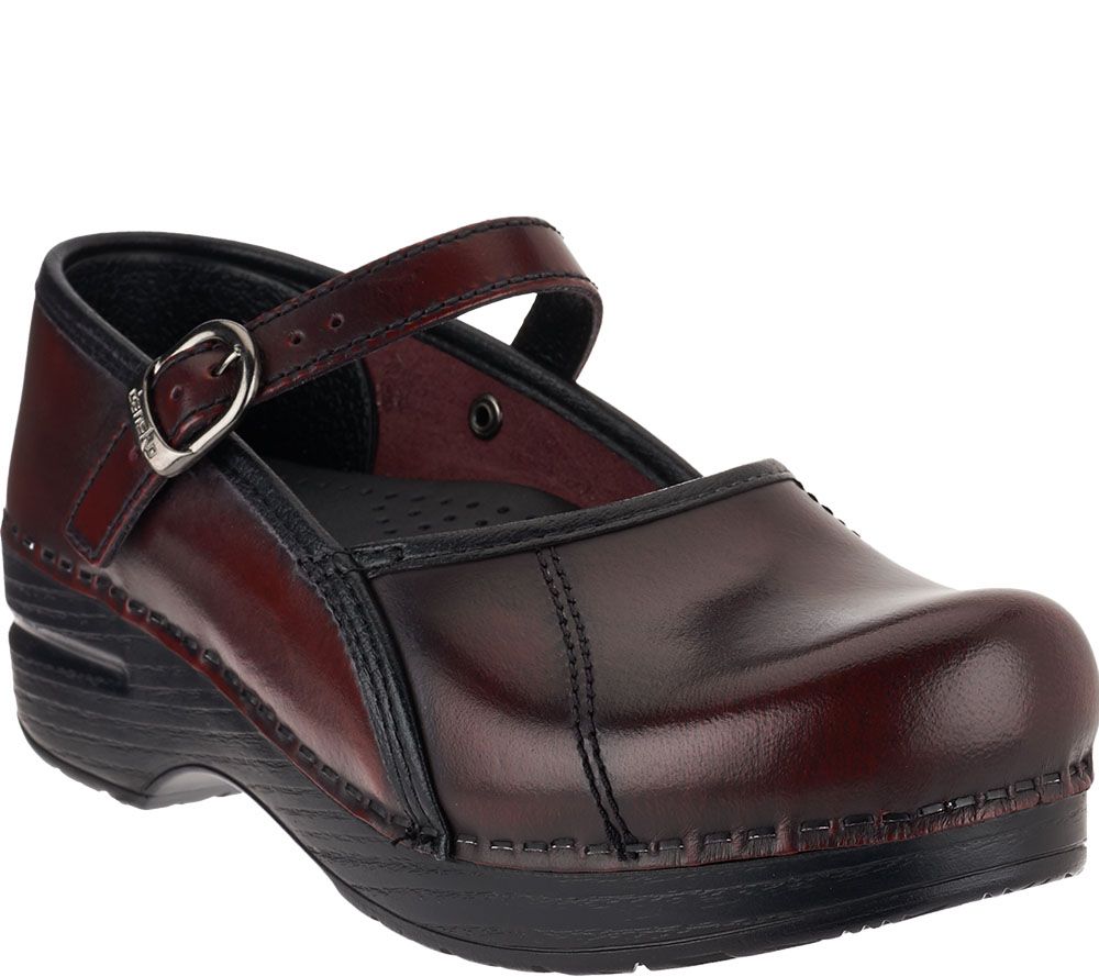"As Is" Dansko Leather Mary Janes - Marcelle - QVC.com