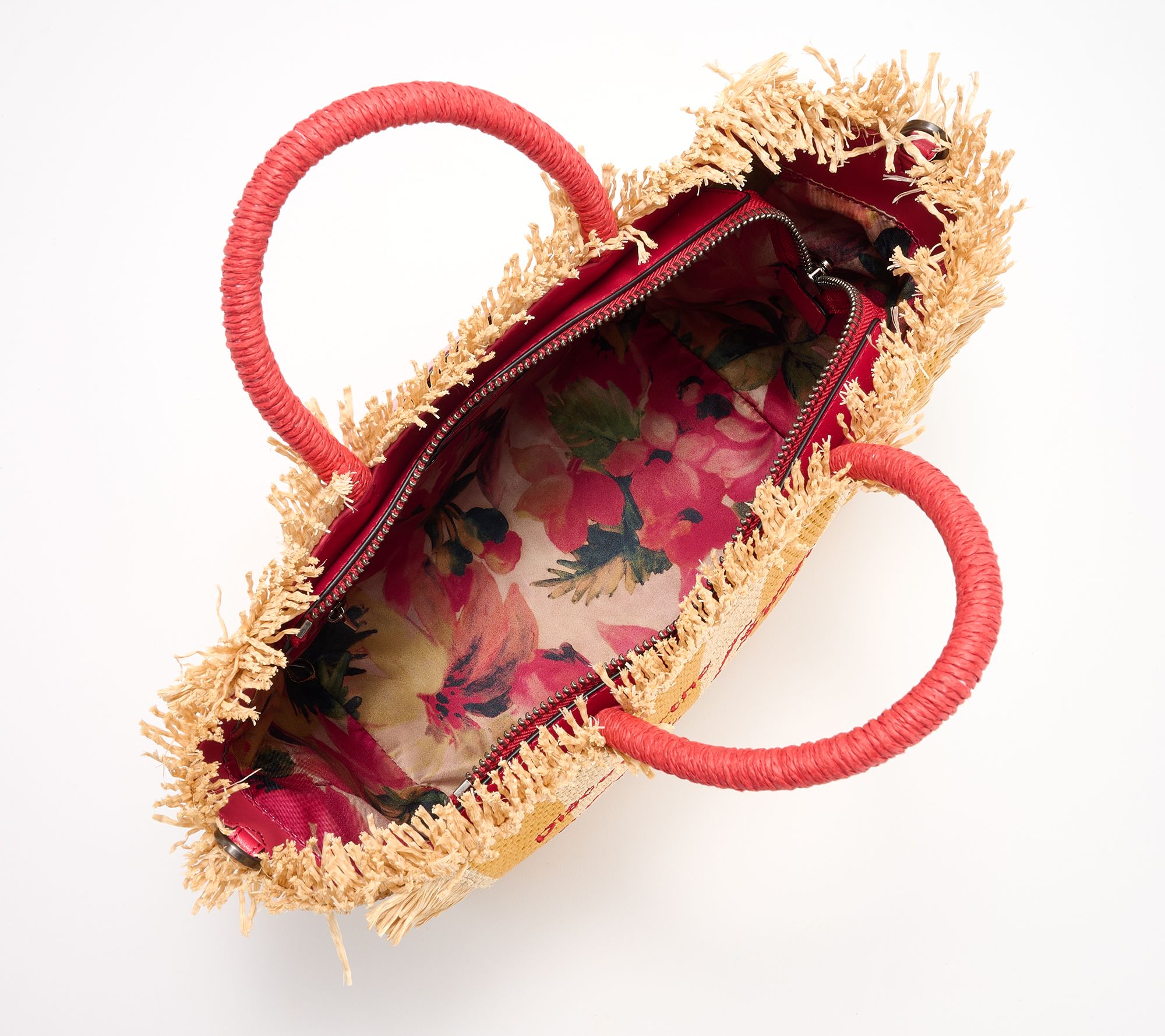 Patricia Nash Straw "Memories of Greece" Large Tote - QVC.com