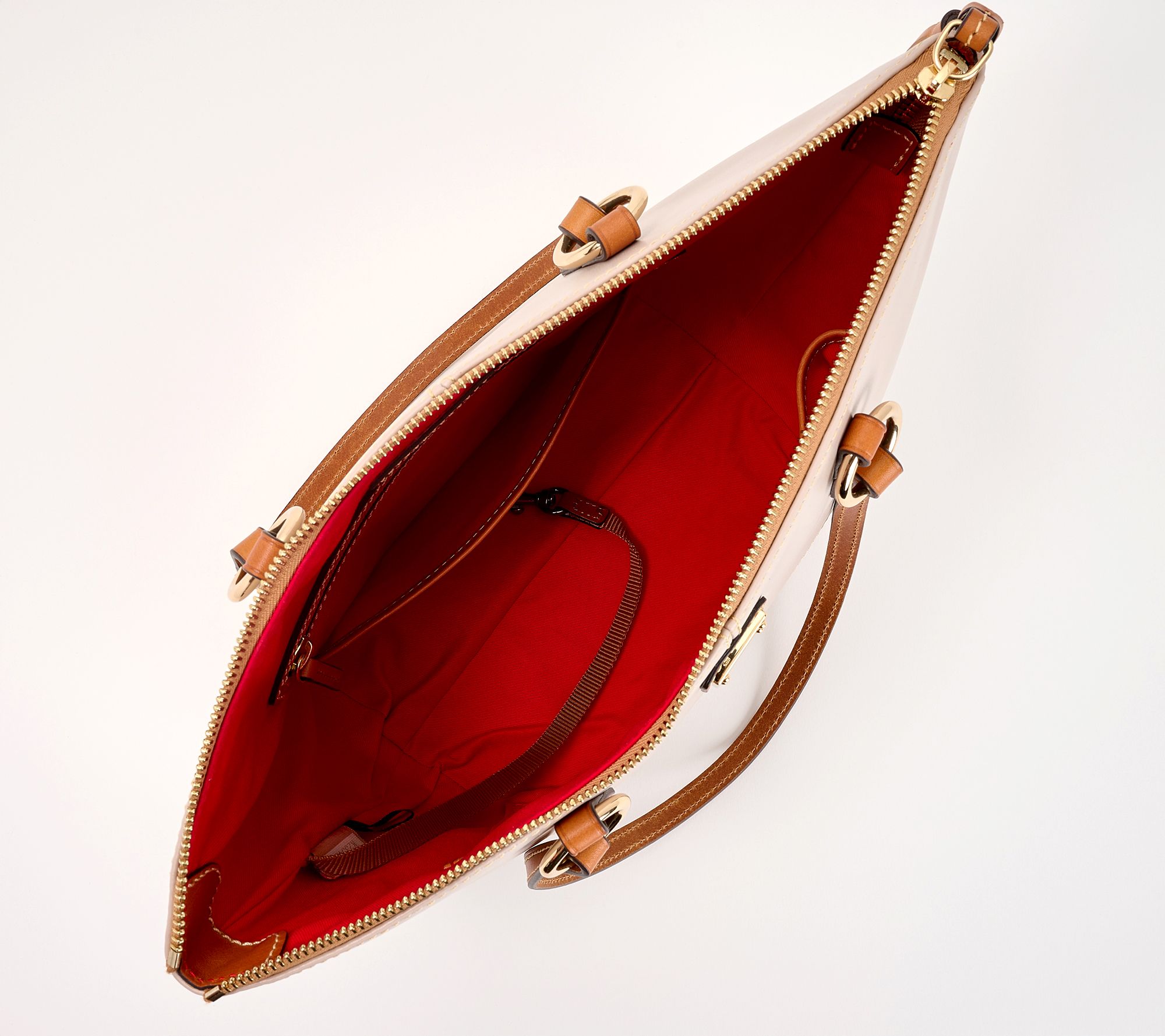 Dooney & Bourke Wexford Leather Small Tobi Tote - QVC.com