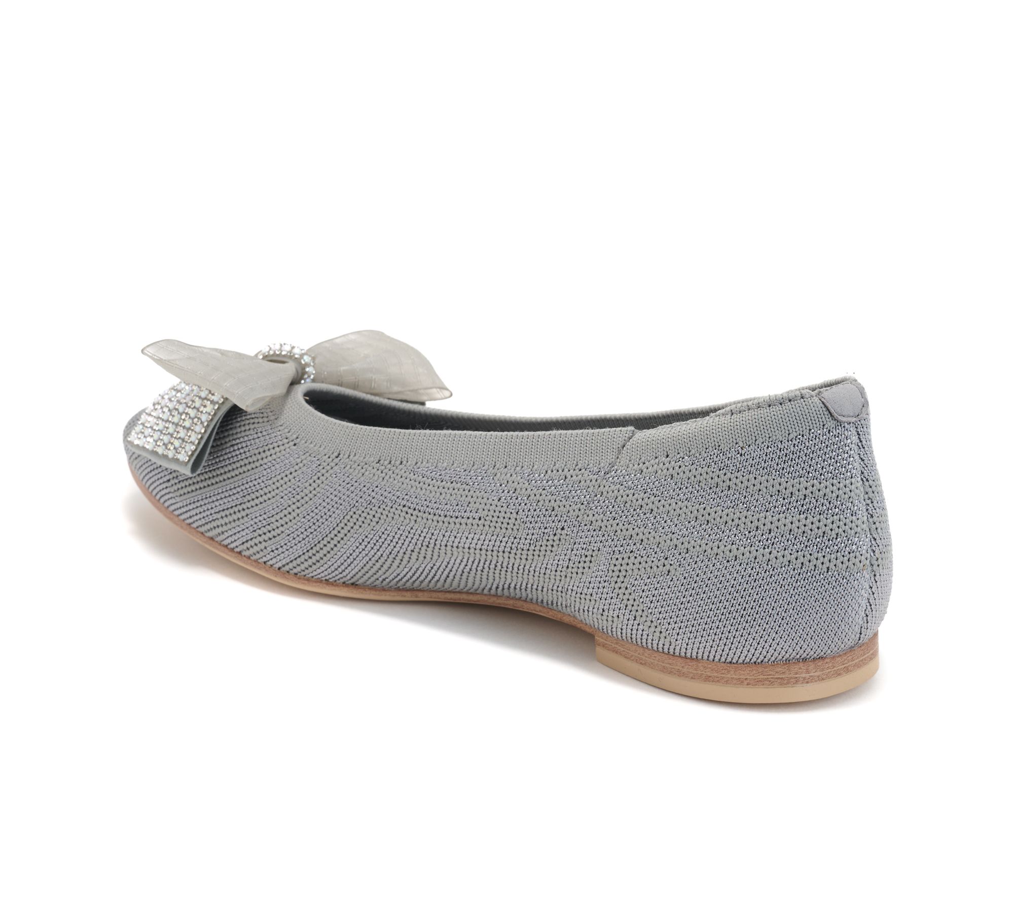 "As Is" Skechers Cleo Snip Recycled Vegan Textured Knit Flats - QVC.com