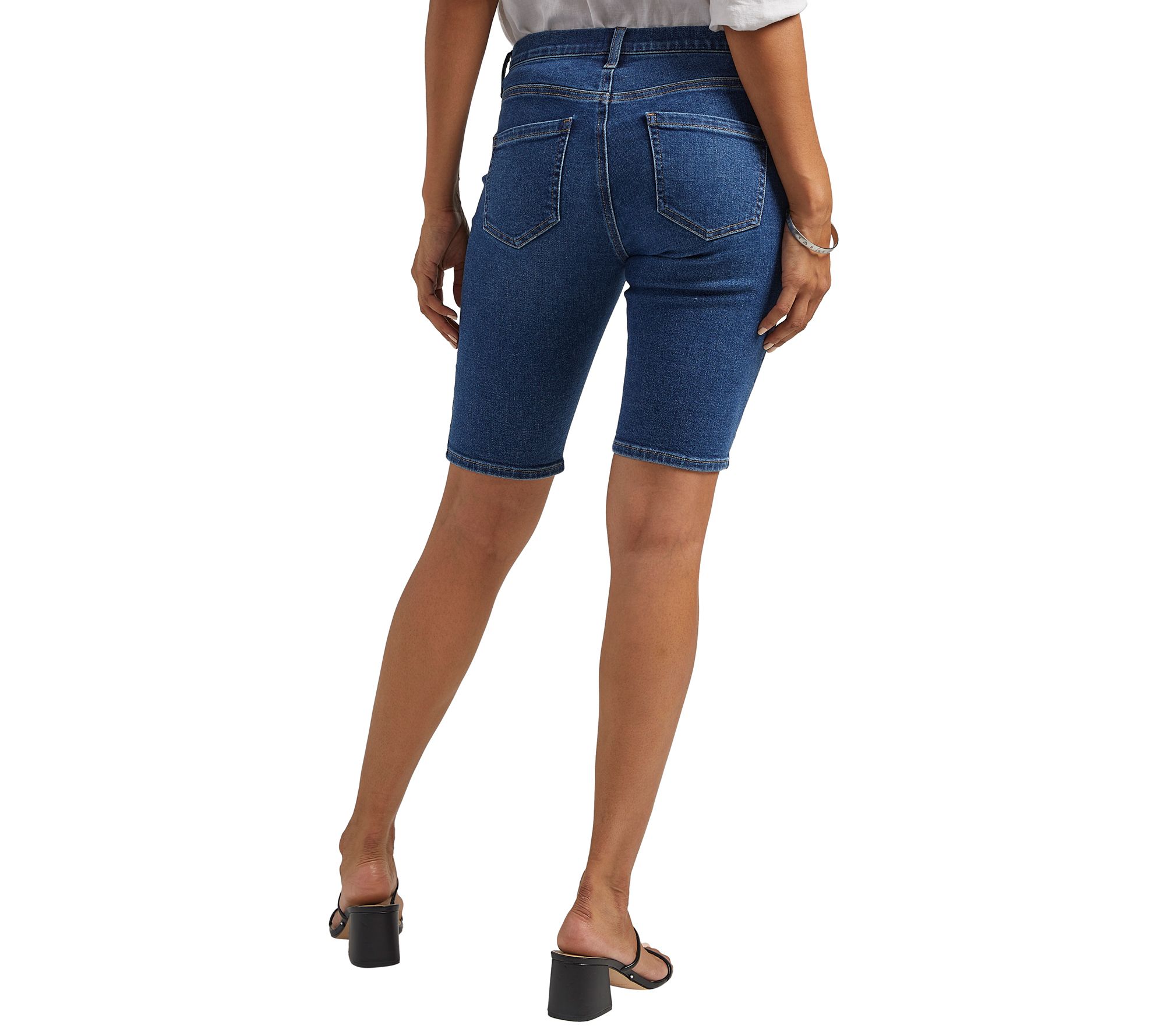 JAG Maya Mid Rise 10-Inch Shorts - Vista Blue - QVC.com