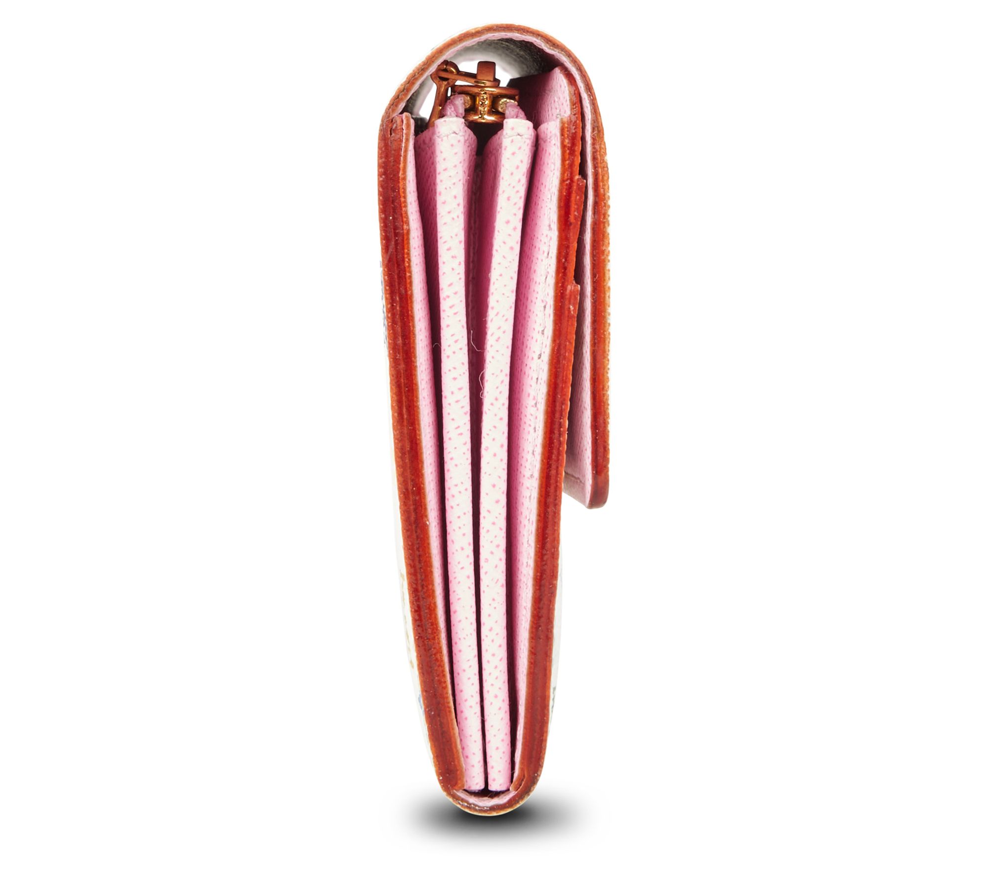 Pre-Owned Louis Vuitton Sarah Monogram Multic olor Wallet Whi - QVC.com