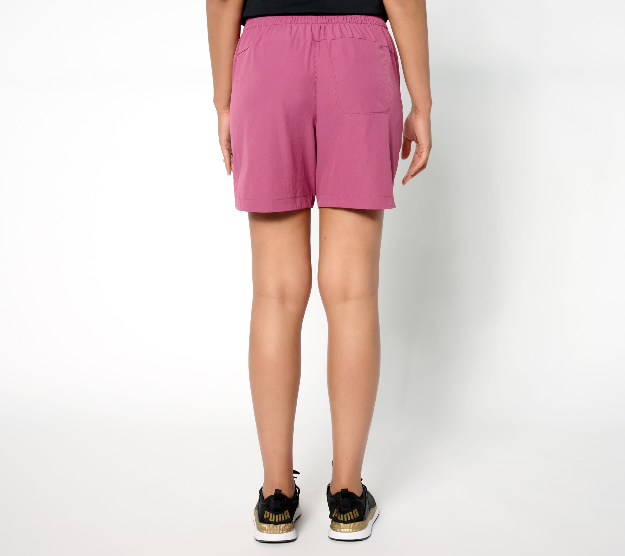 "As Is" zuda Textured Stretch Woven Bermuda Short - QVC.com