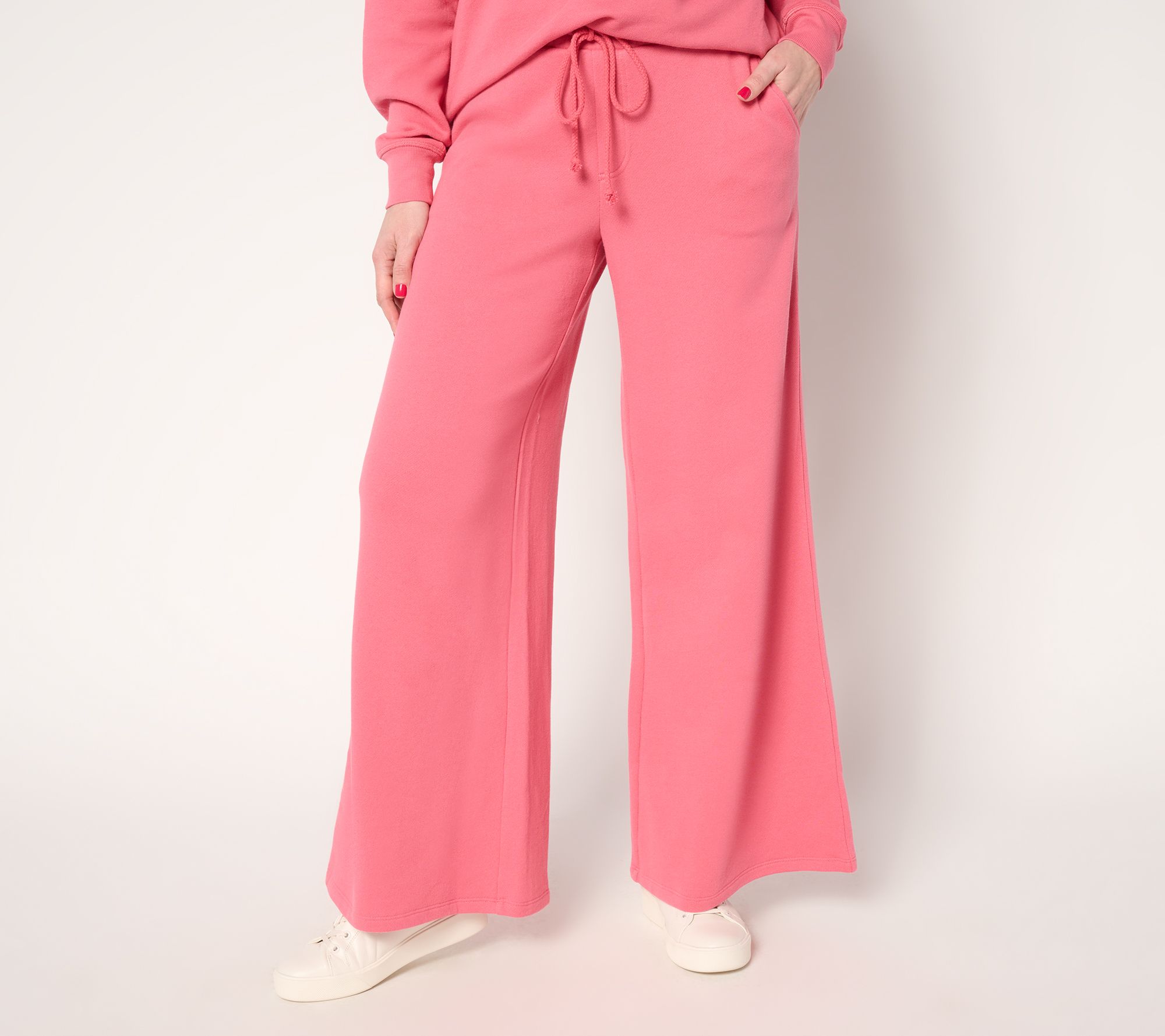 "As Is" Peace Love World Boheme Regular French Terry Monica Pant - QVC.com