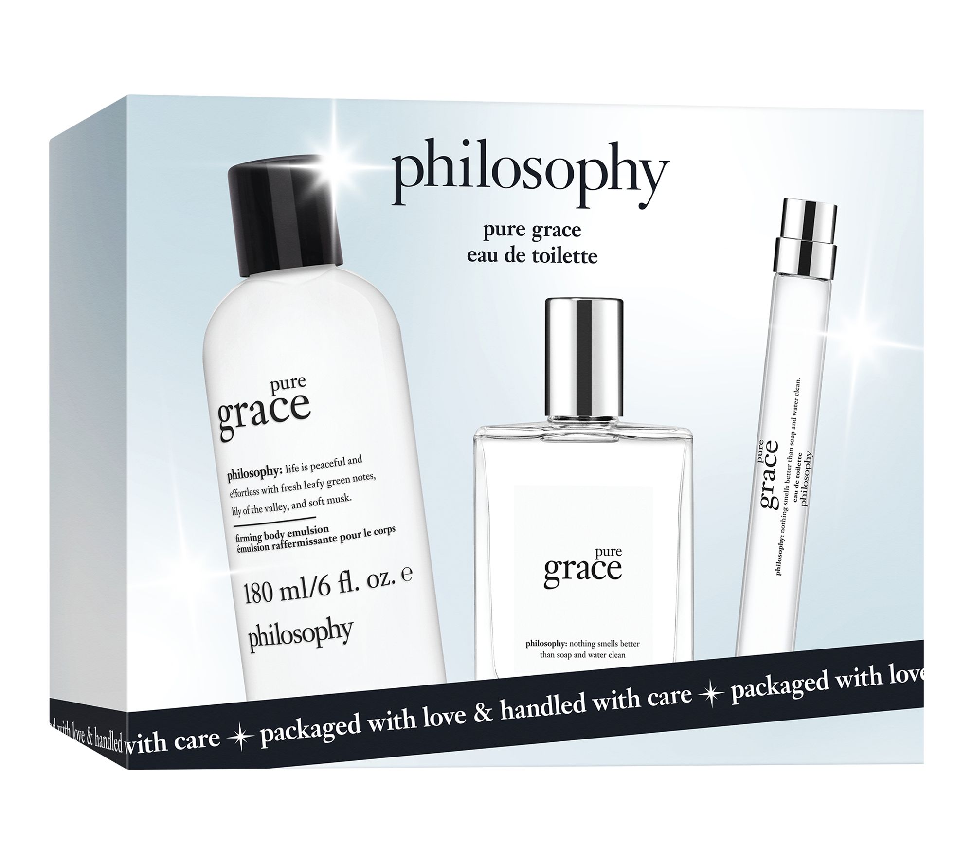 philosophy 3 pc. pure grace eau de toilette - QVC.com