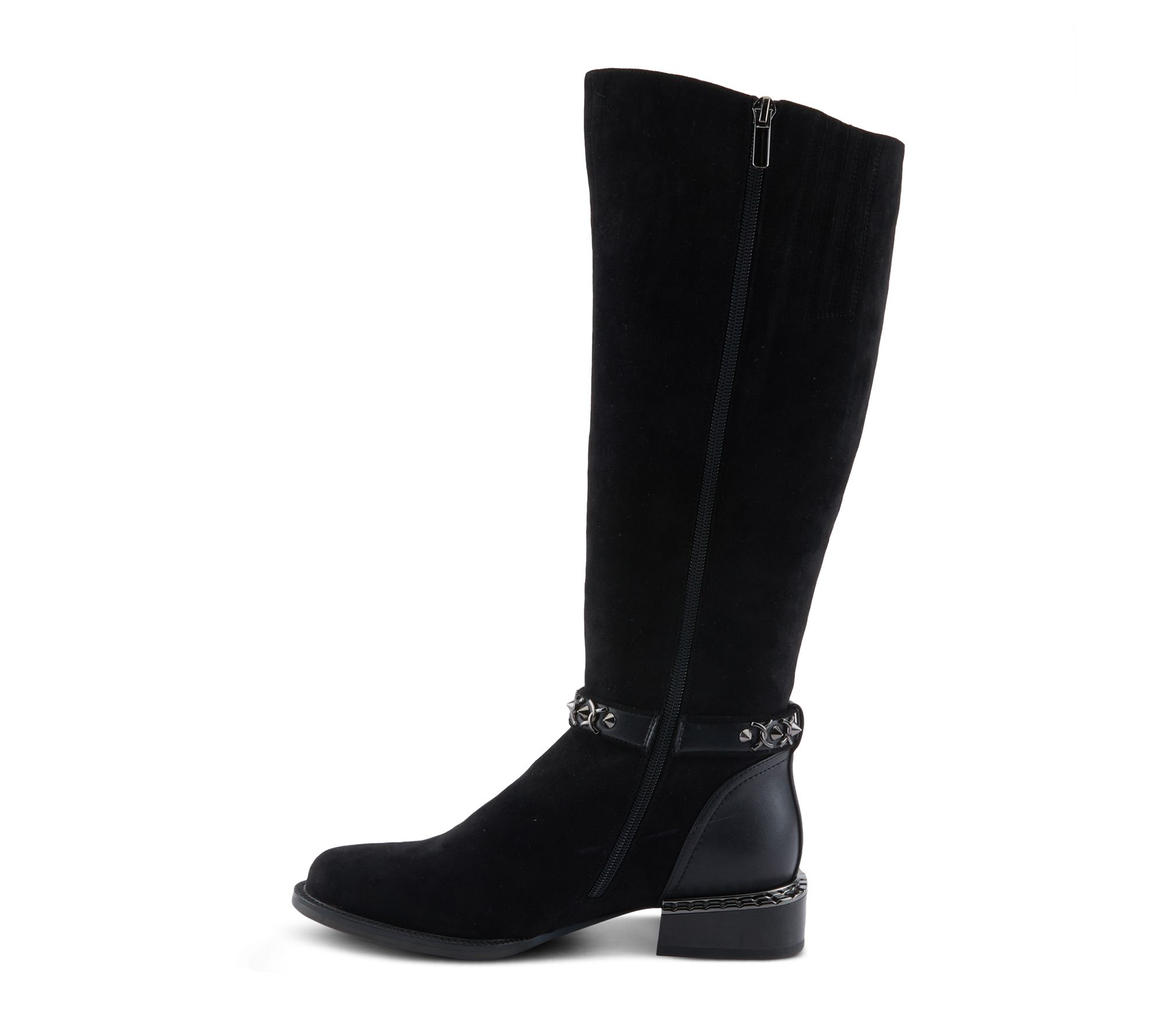 Azura by Spring Step Knee High Stretch Boots -Machino - QVC.com