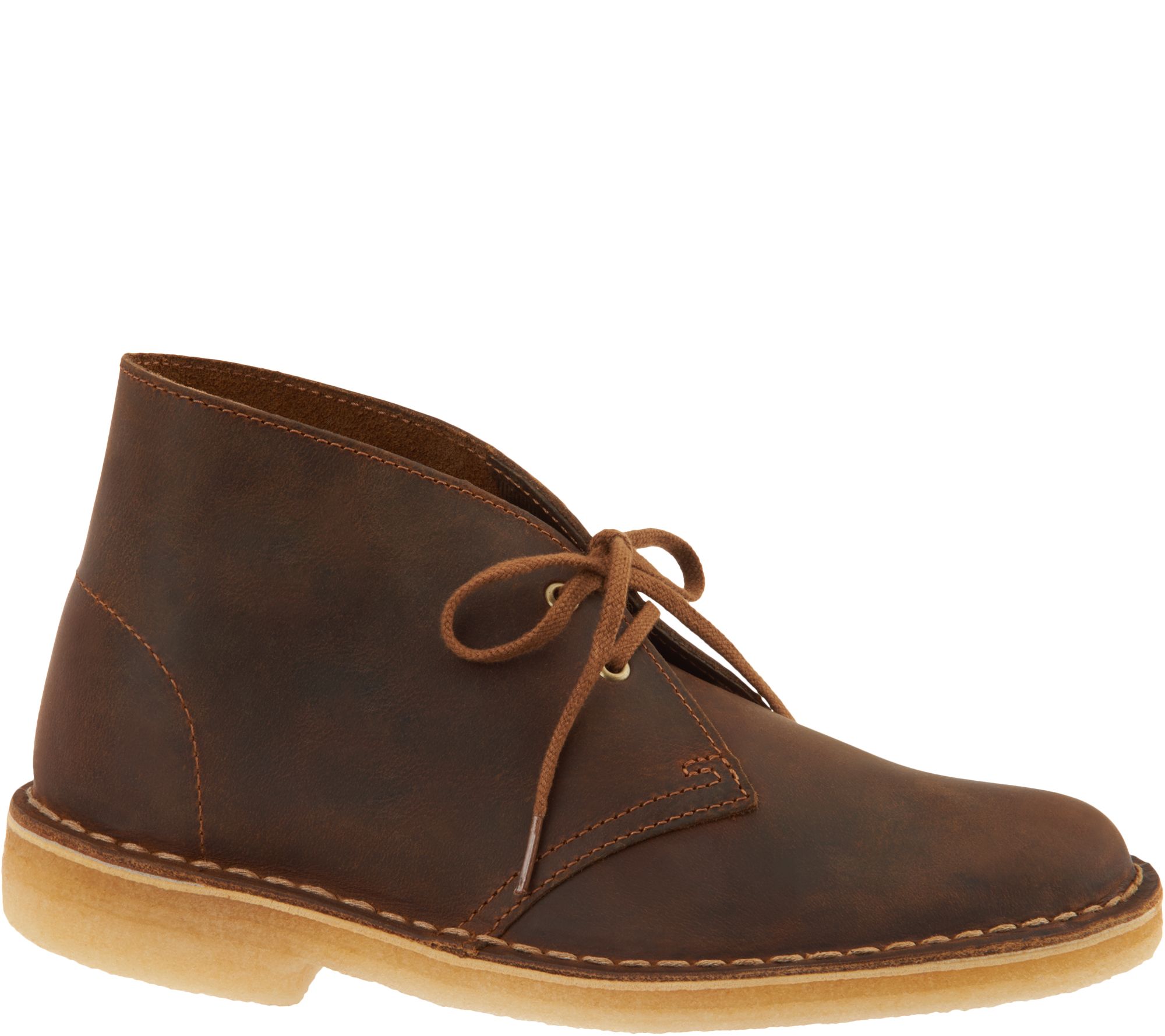 Clarks Artisan Leather Lace-up Desert Boots - QVC.com