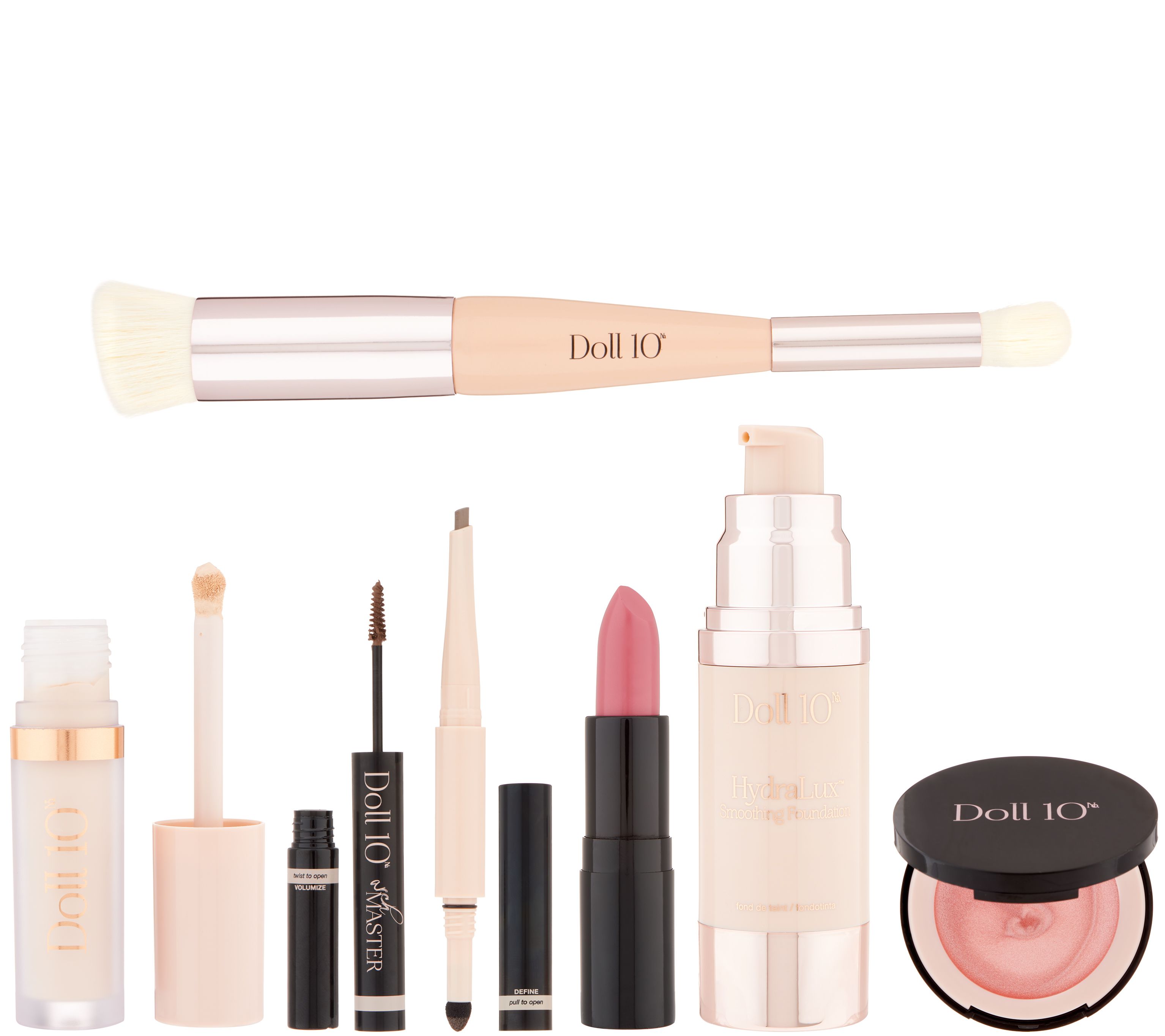(QVC) QVC2: Doll 10 Pretty Flawless HydraLux 6-Piece Collection ...