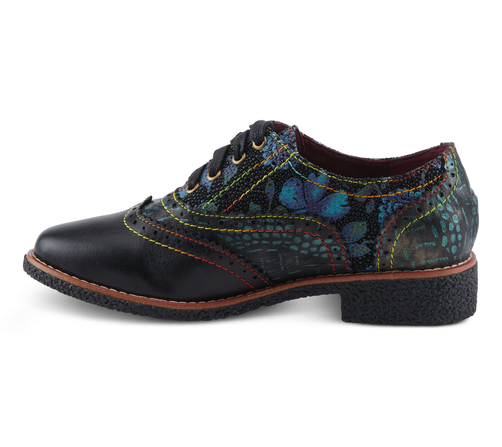 L'Artiste by Spring Step Leather Oxfords - Muggiasti-Dot - QVC.com
