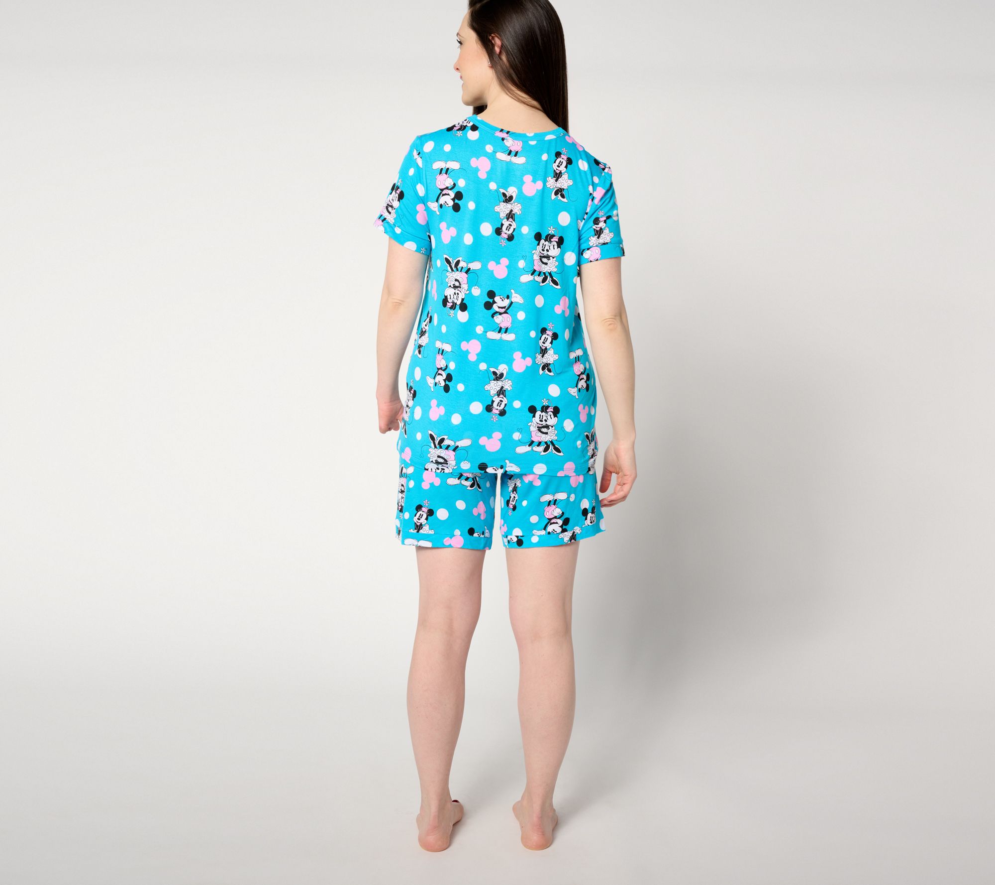 Disney and Friends Summer Fun Bermuda Short Pajama Set - QVC.com