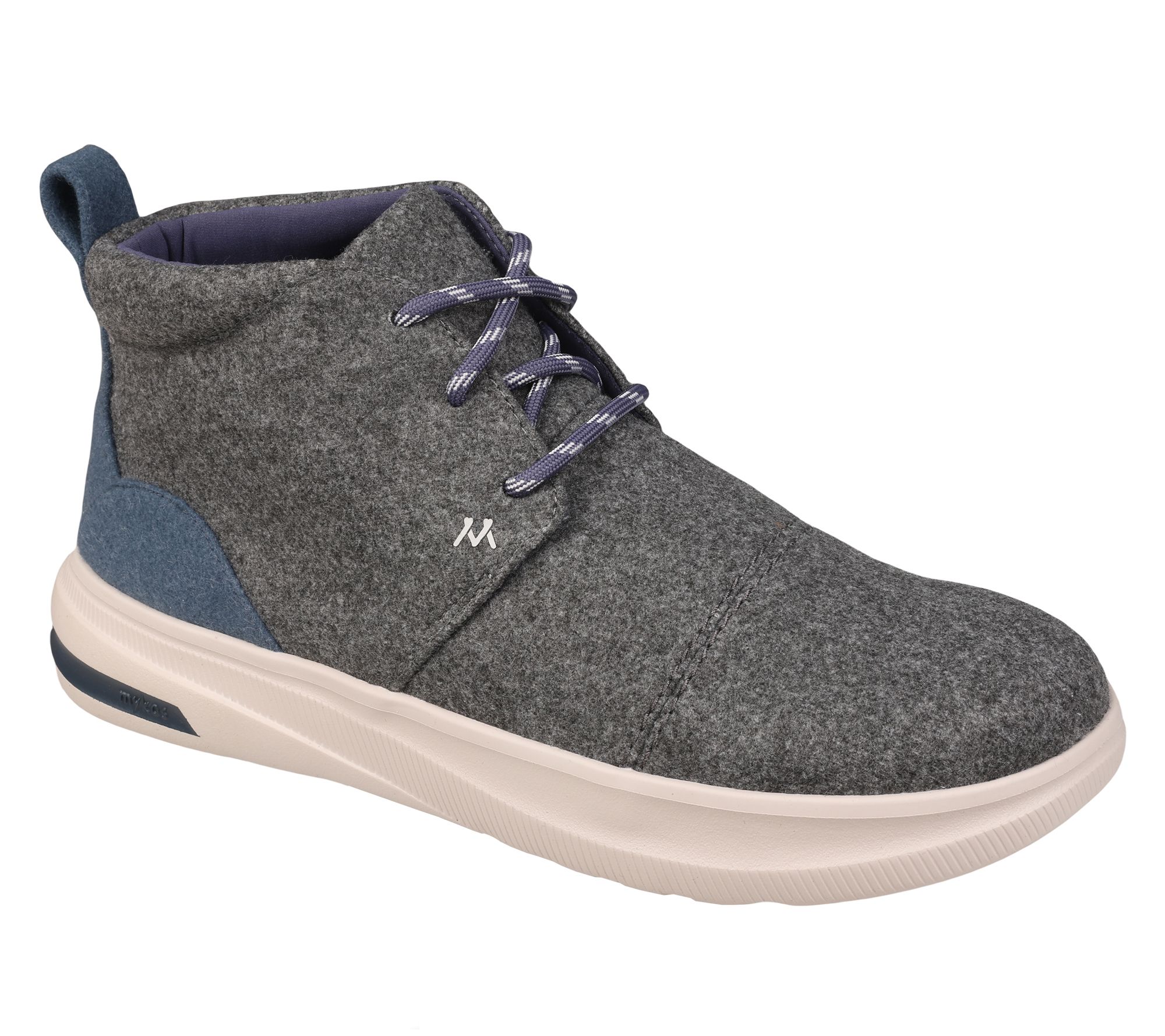Mykos Lace Up Wool & Suede Sneakers - Koen - QVC.com