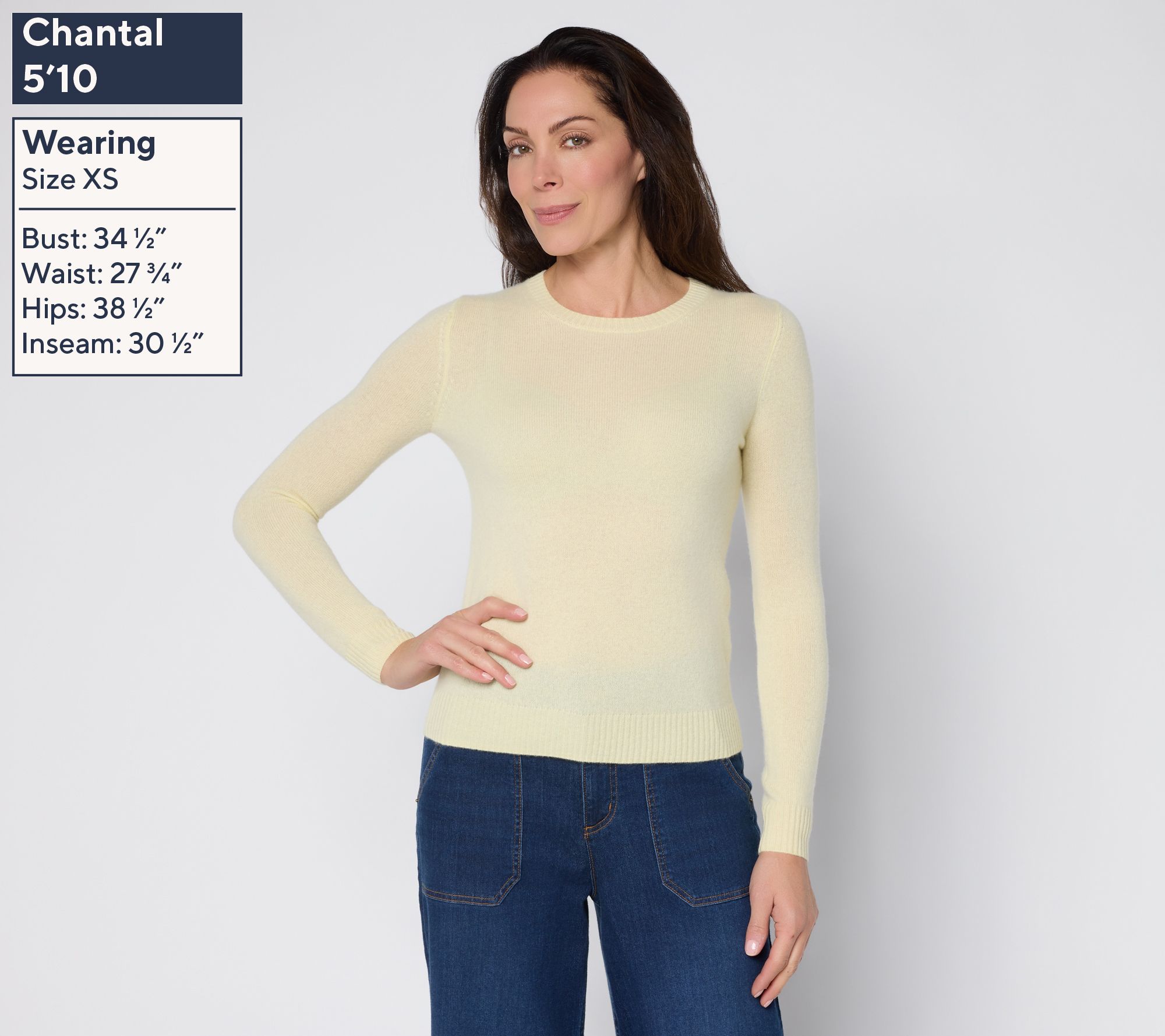 "As Is" Naadam The Soft Collection 100% Cashmere Crew Neck Sweater ...