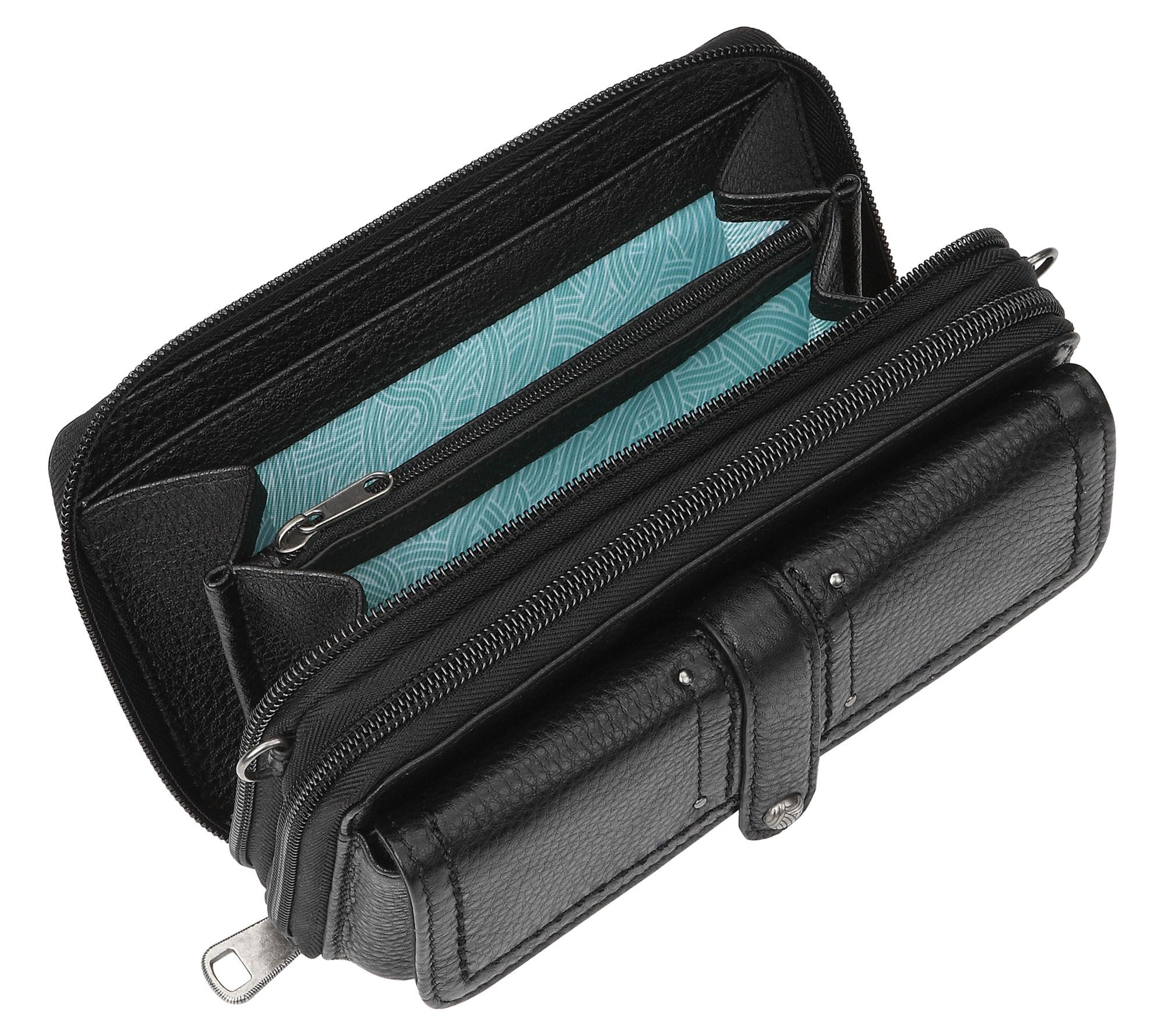 The Sak Sequoia Leather Smartphone Crossbody Handbag - QVC.com