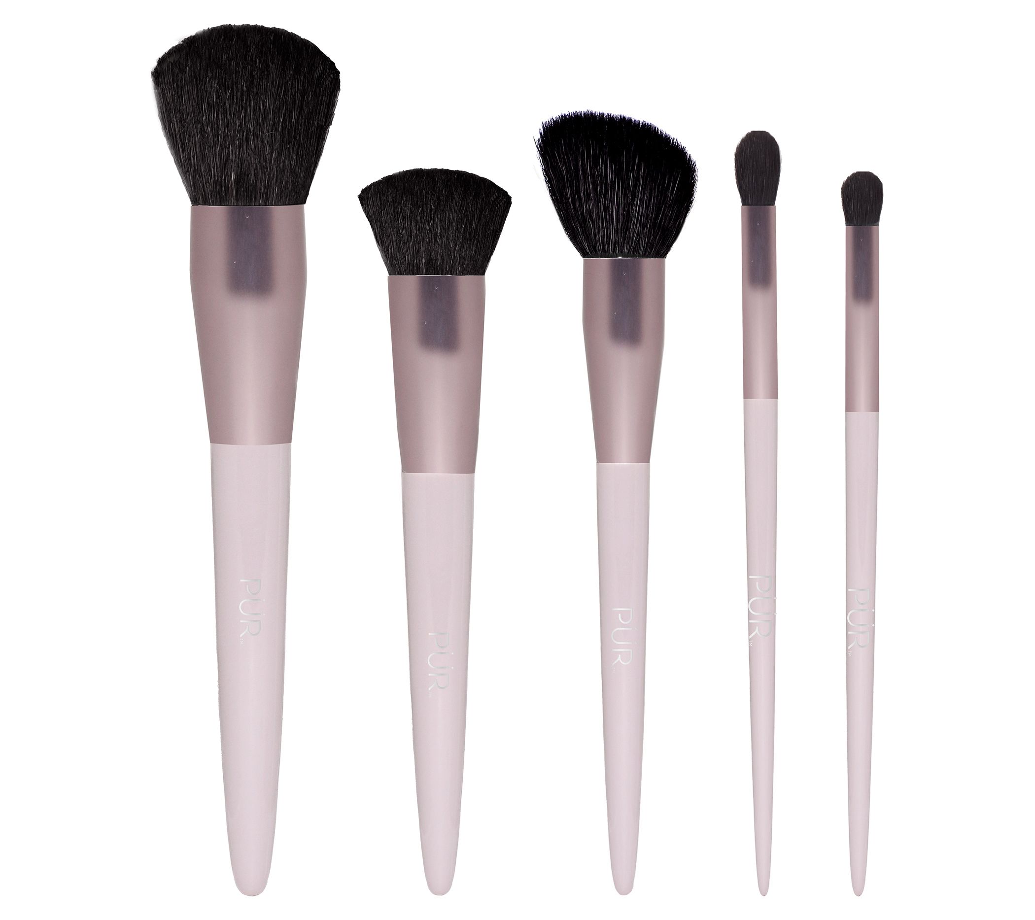 PUR Brushing Act 5-Piece Brush Set - QVC.com