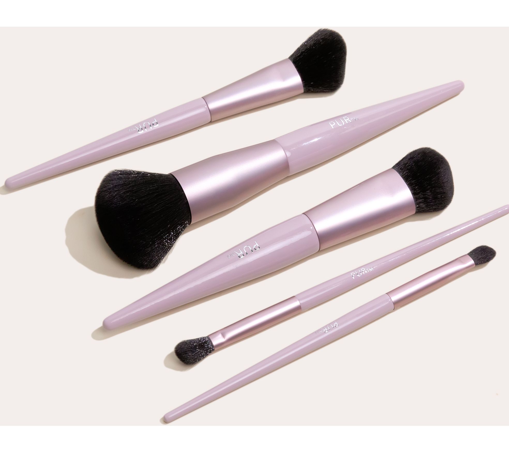 PUR Brushing Act 5-Piece Brush Set - QVC.com