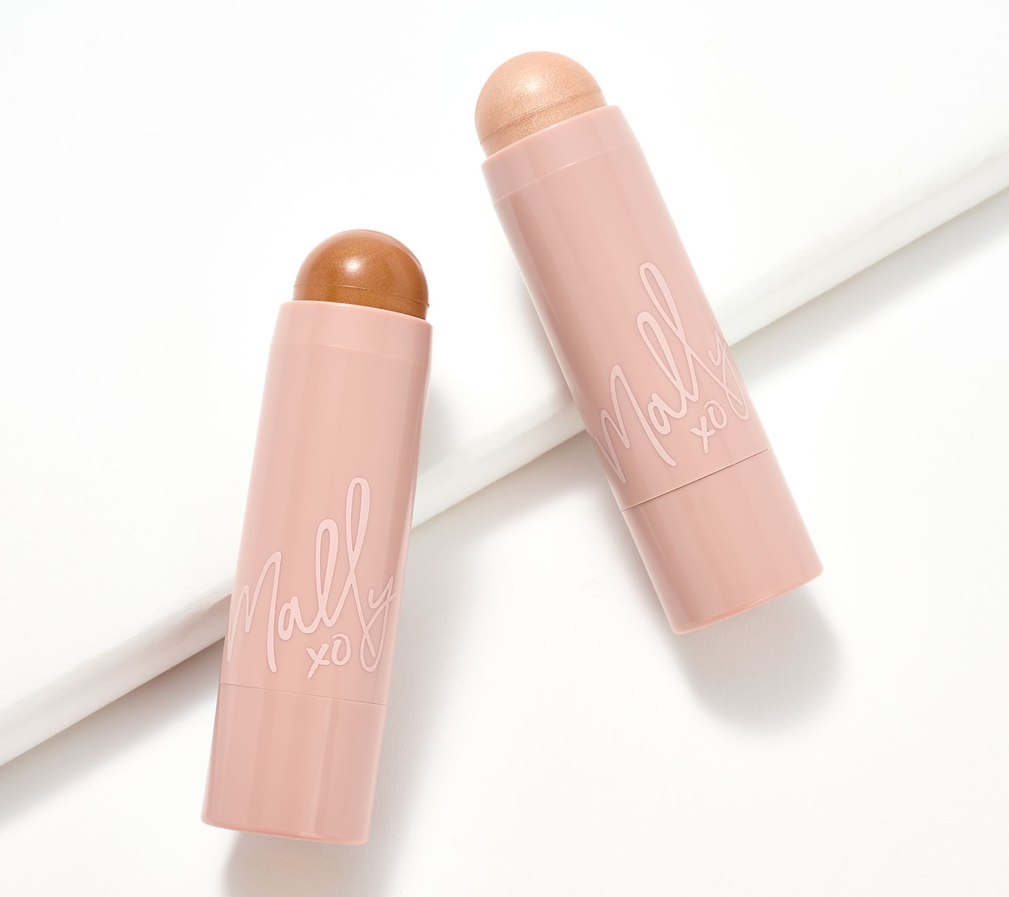 Mally Bronzer and Highlighter Contour Stick Duo - QVC.com