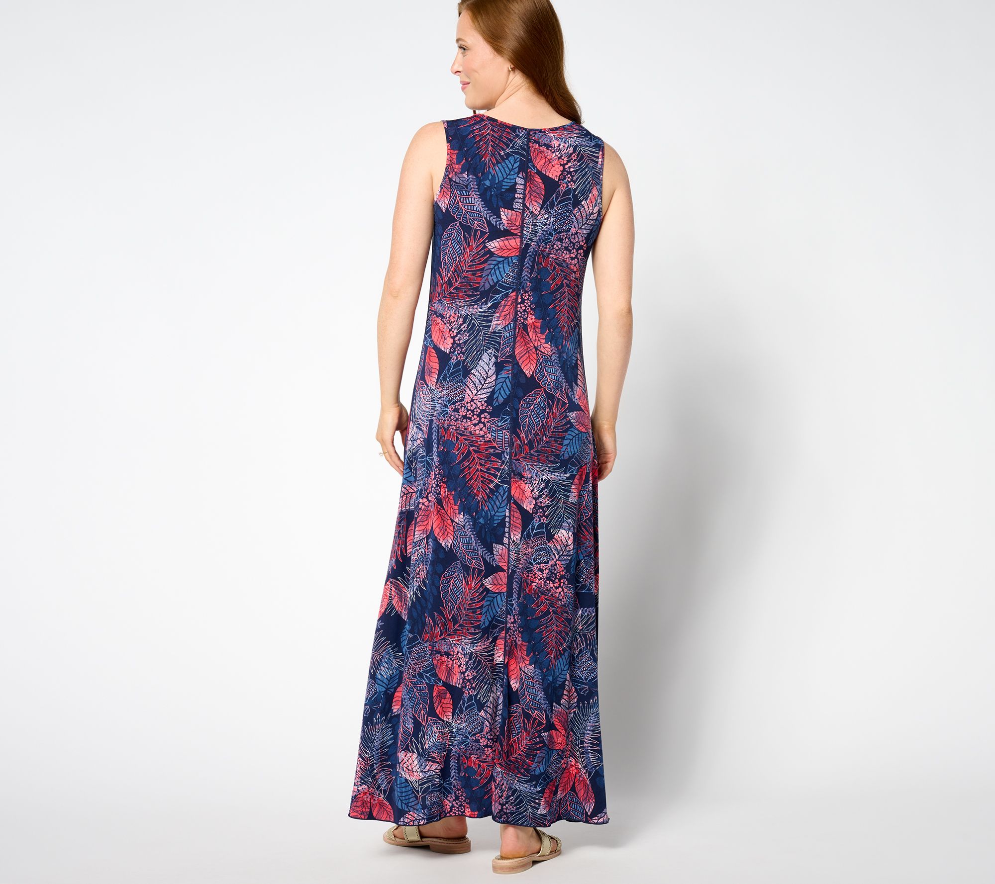 "As Is" Attitudes by Renee Petite Como Jersey Maxi Dress - QVC.com