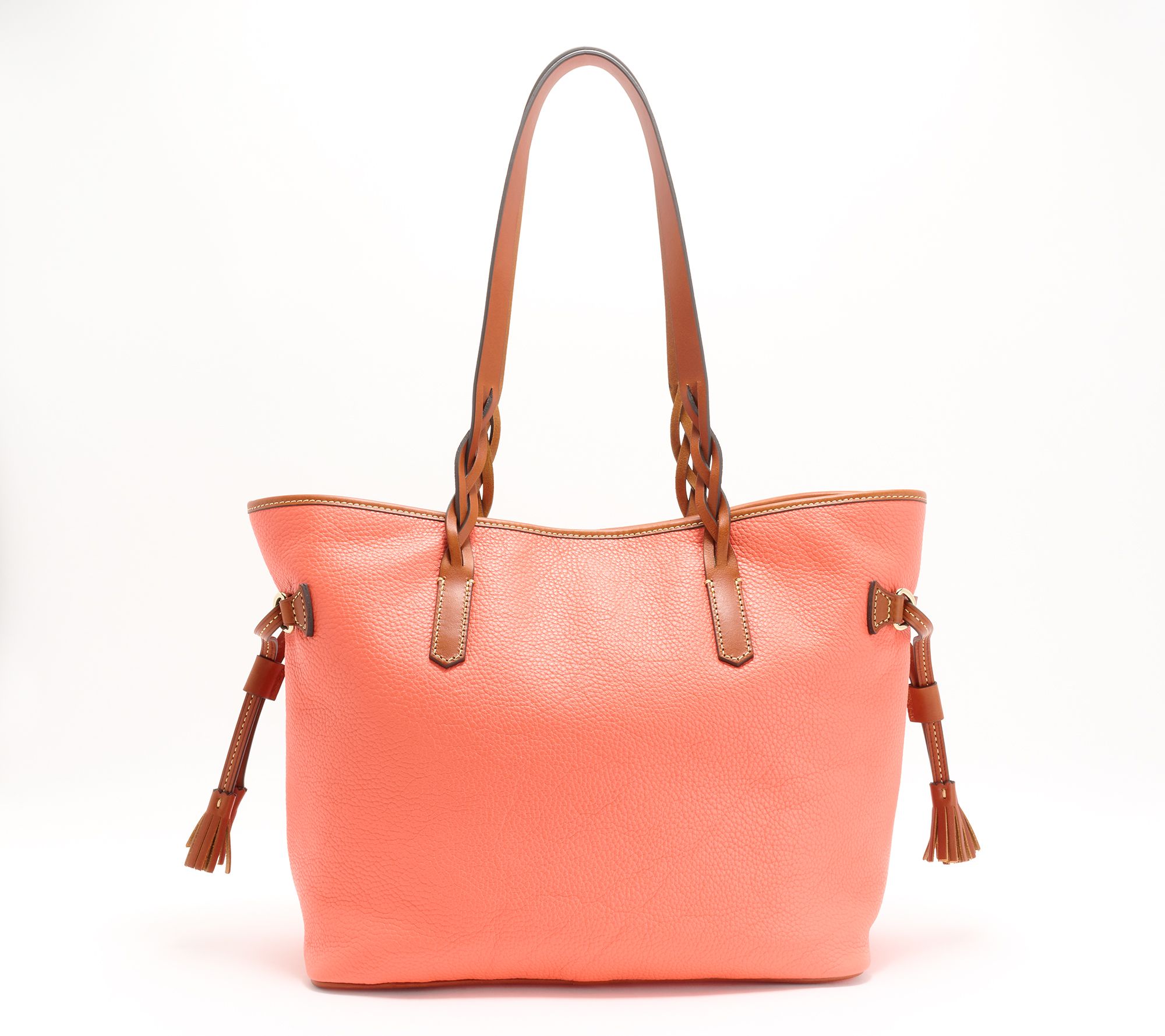 "As Is" Dooney & Bourke Pebble Leather Bailey Tote - QVC.com