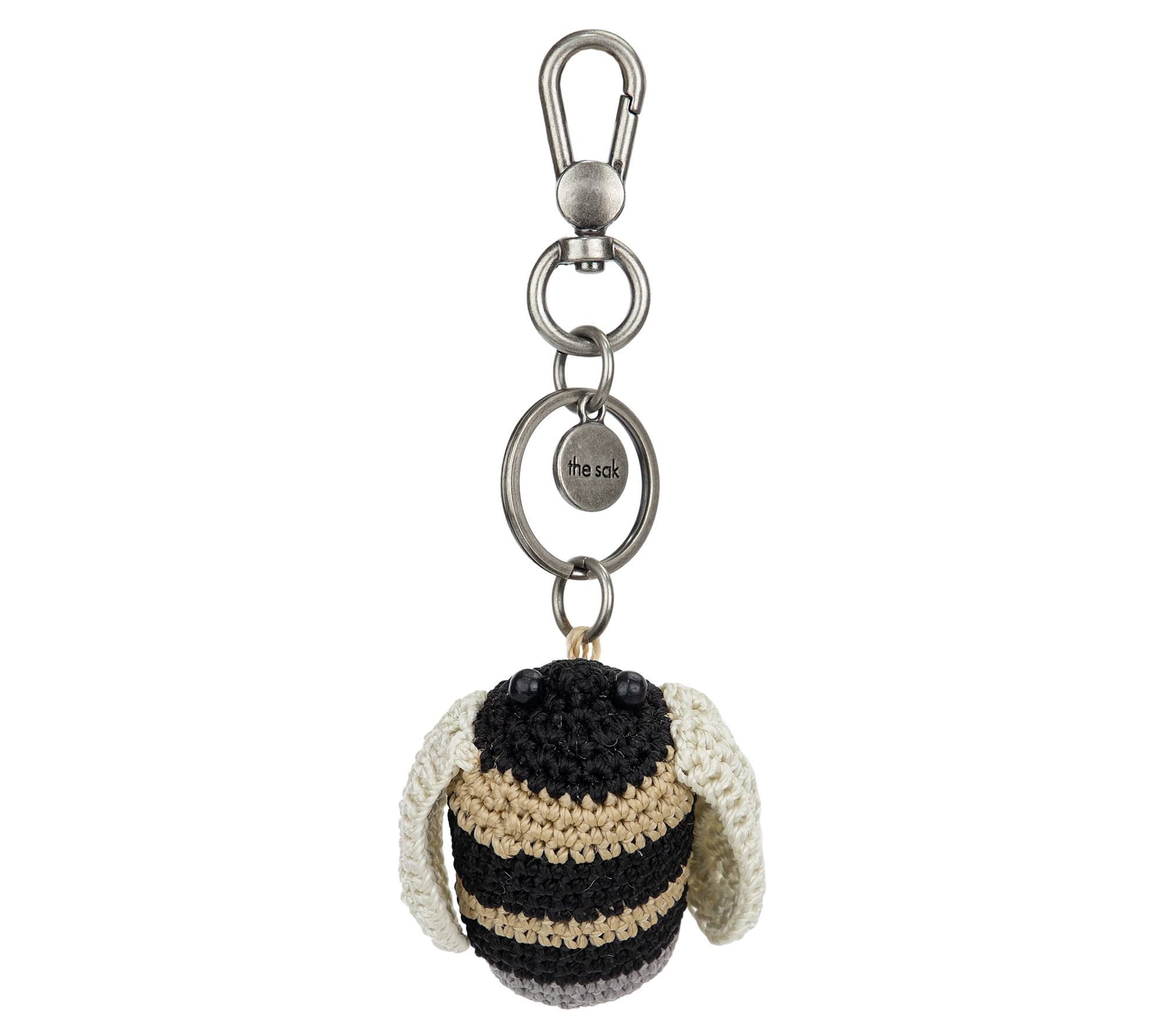 The Sak Crochet Small Bumble Bee Dangle Bag Cham - QVC.com