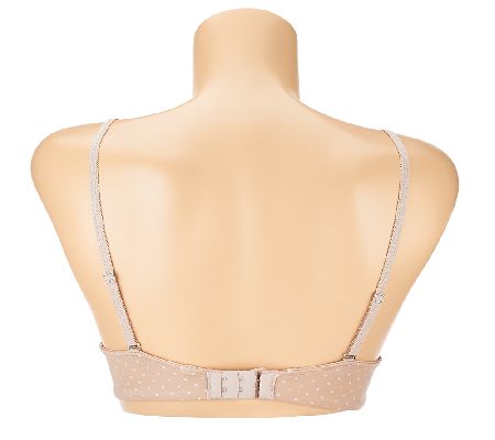 Breezies Modesty Lined Demi Push Up Bra with Multiway Straps - QVC.com