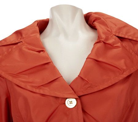 "As Is" Centigrade Packable Trench Jacket with Self Belt - QVC.com