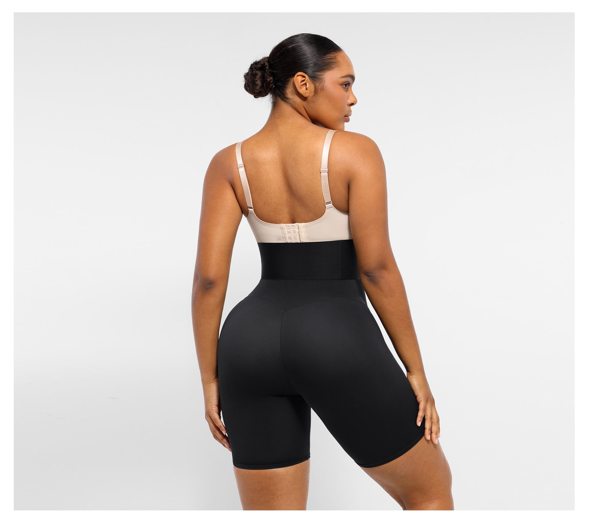 Shapellx AirSlim Waistband Workout Shaping Shorts - QVC.com