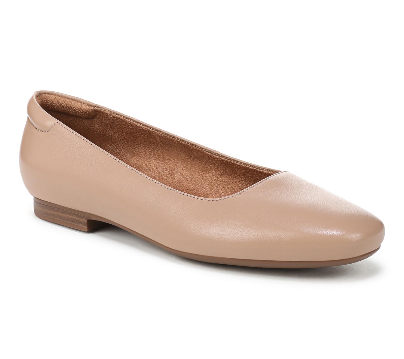 Naturalizer Classic Leather Ballet Flats- Kelly Ballet - QVC.com