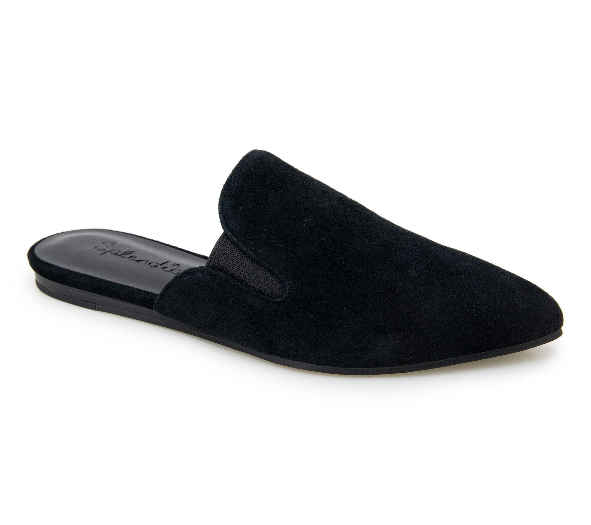 Splendid Suede Closed Toe Mules - Liza - QVC.com