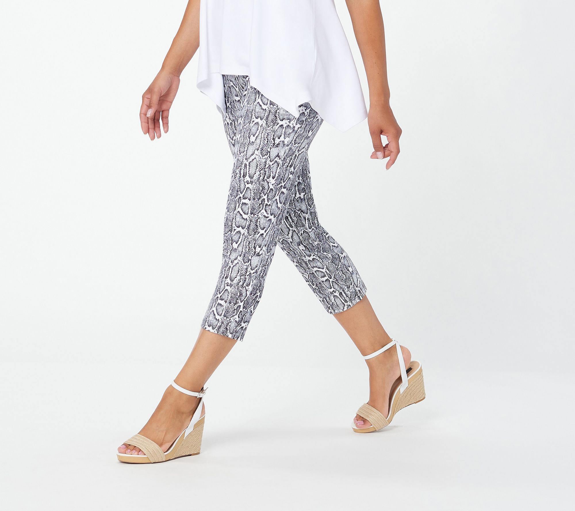 (QVC) Women with Control Regular Prime Stretch Denim Crop Pants ...