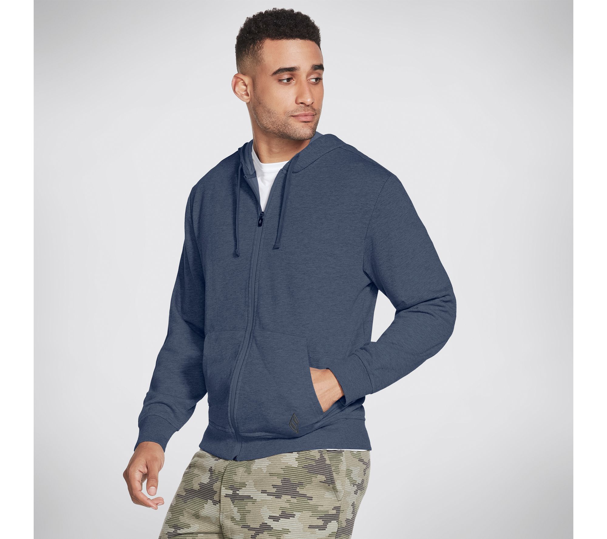 Skechers Mens GoWalk Everywhere Full Zip Hoodie - QVC.com