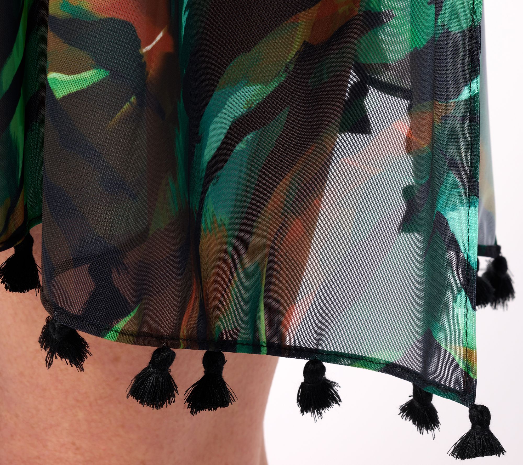 "As Is" Belle Beach by Kim Gravel Tropi- Cool Key West Cover Up - QVC.com
