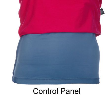 Women with Control Scoopneck Knit Tank with Tummy Panel - QVC.com