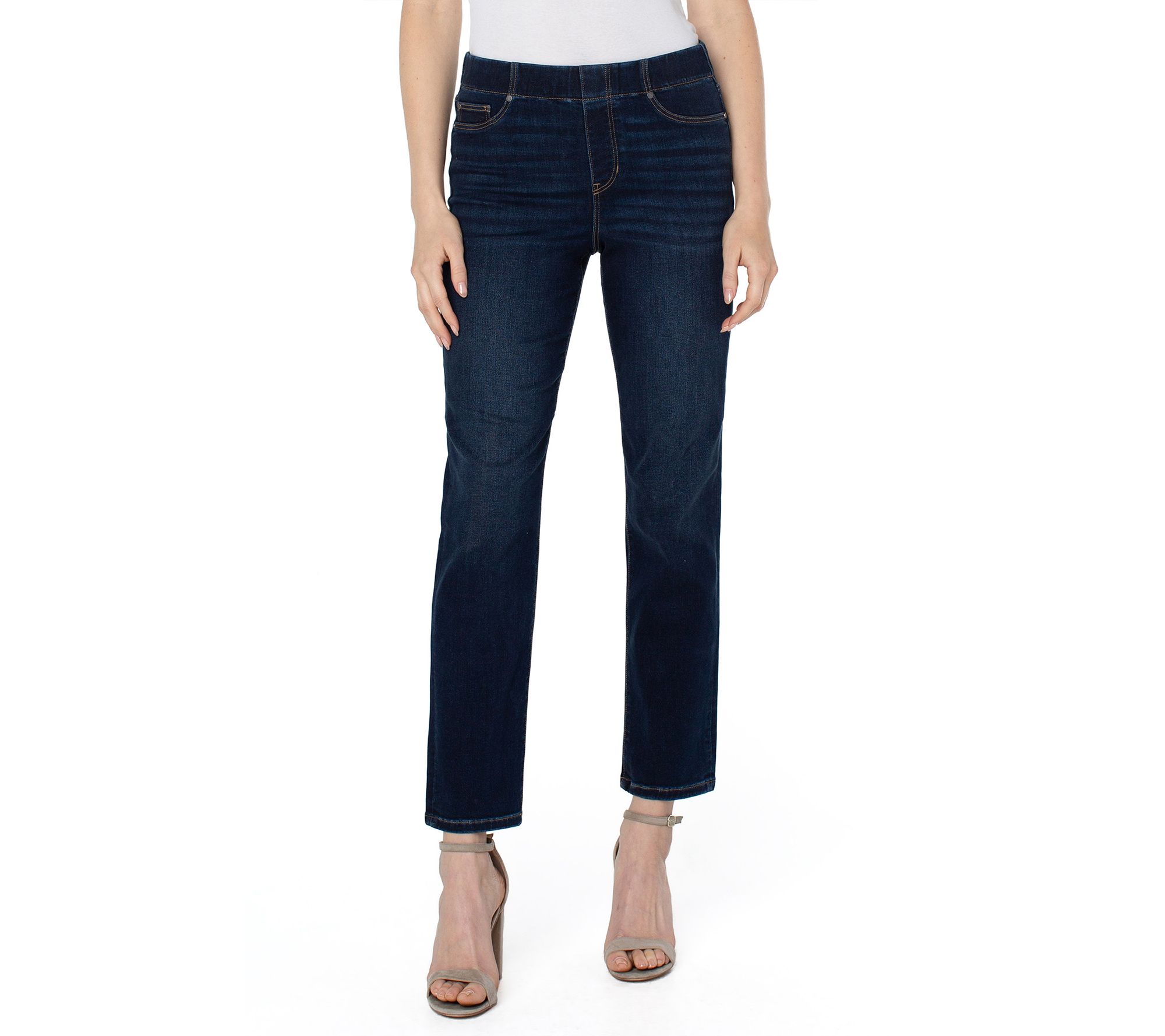 Liverpool Chloe Pull-On Slim Jean - QVC.com