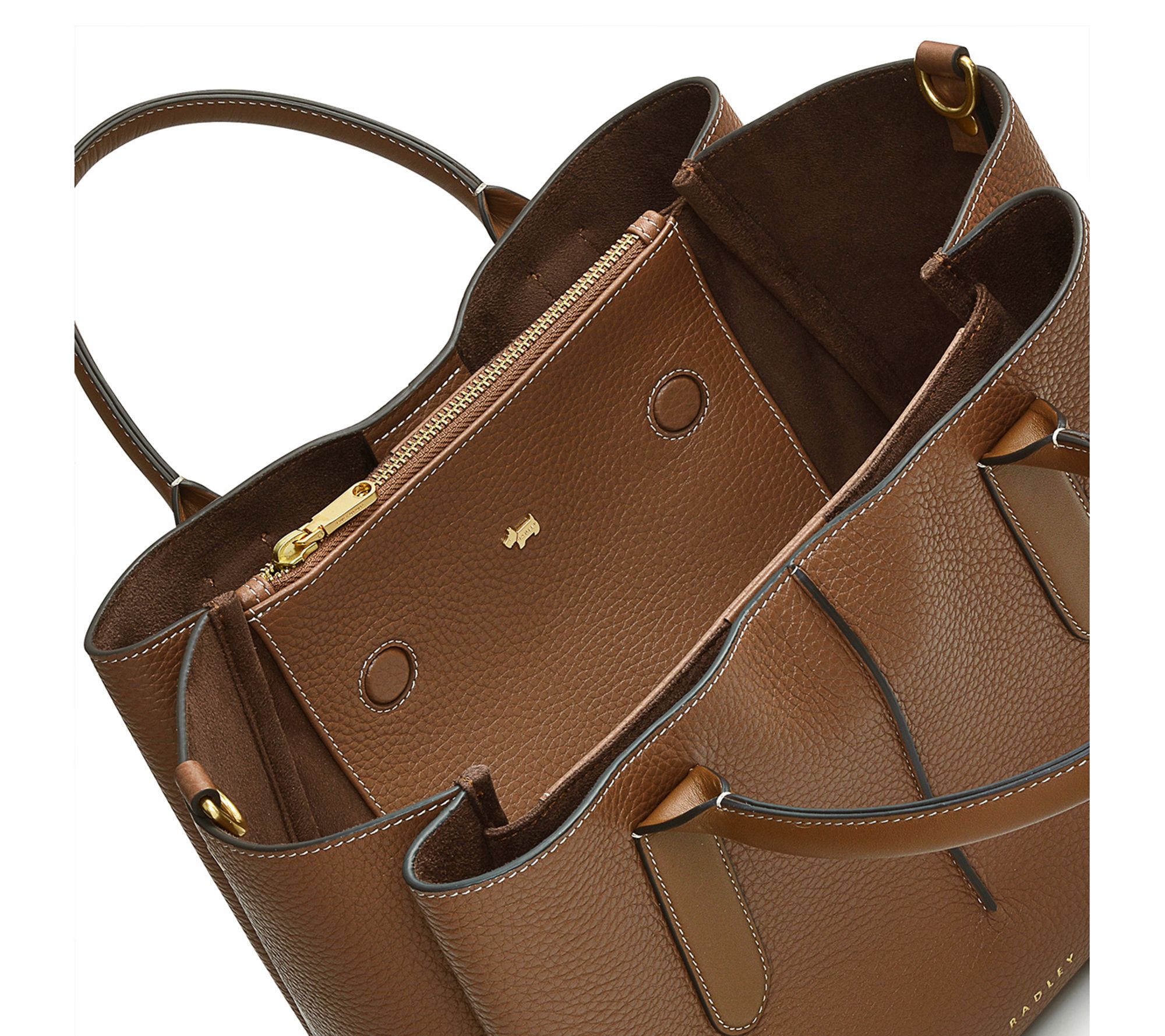 RADLEY London Hillgate Place Multiway Leather Grab Bag - QVC.com