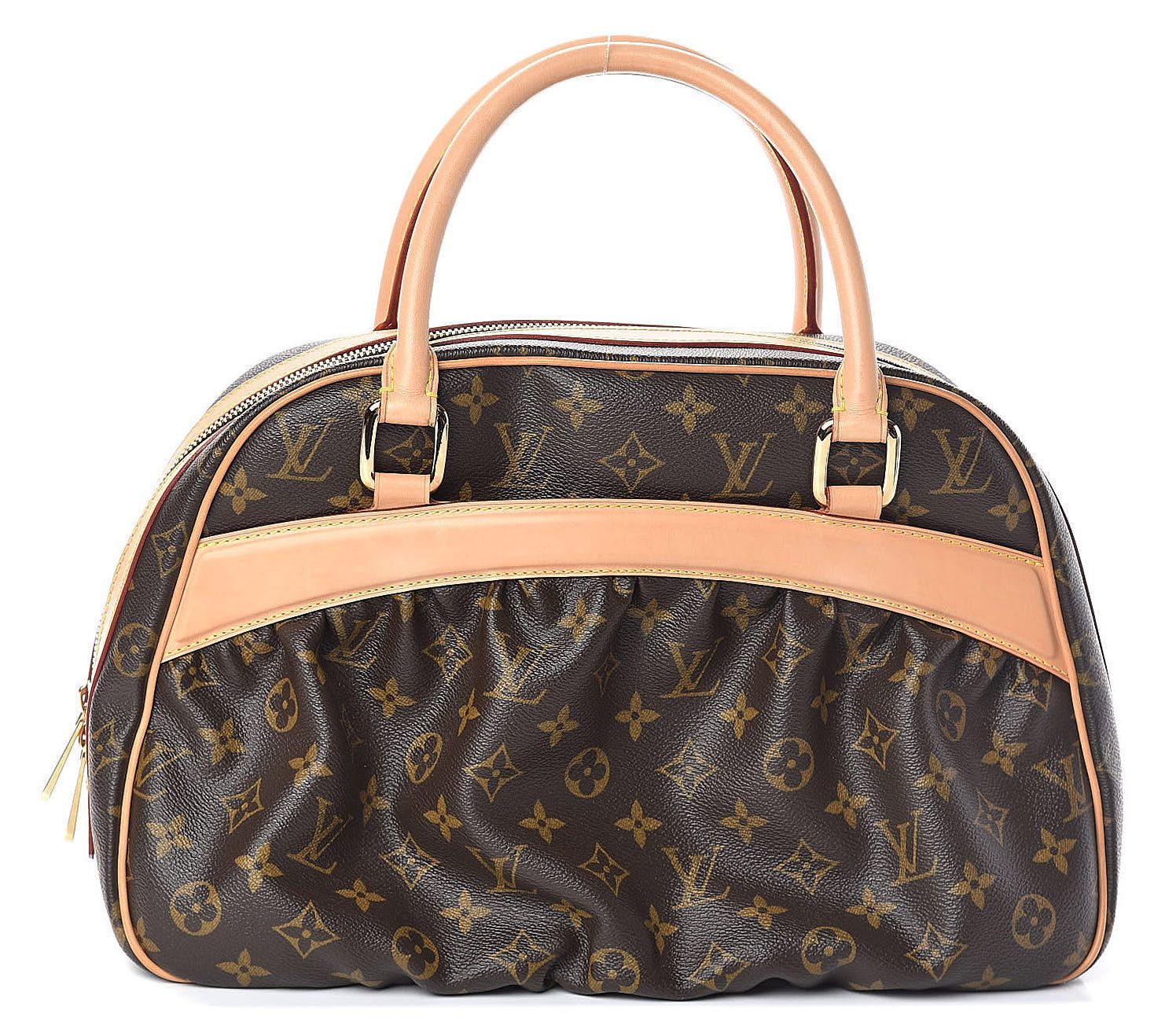 Pre-Owned Louis Vuitton Monogram Mizi Vienna Brown - QVC.com