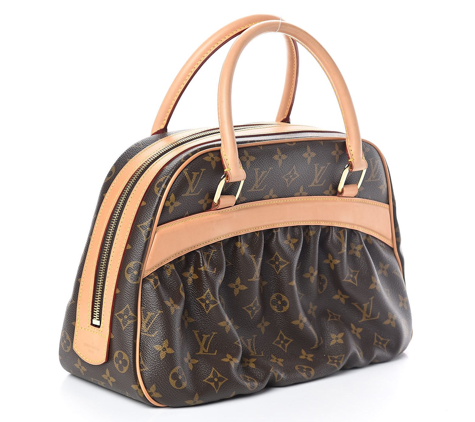 Pre-Owned Louis Vuitton Monogram Mizi Vienna Brown - QVC.com