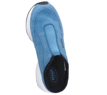 Ryka Suede Comfort Clog with Removable Sockliner - QVC.com