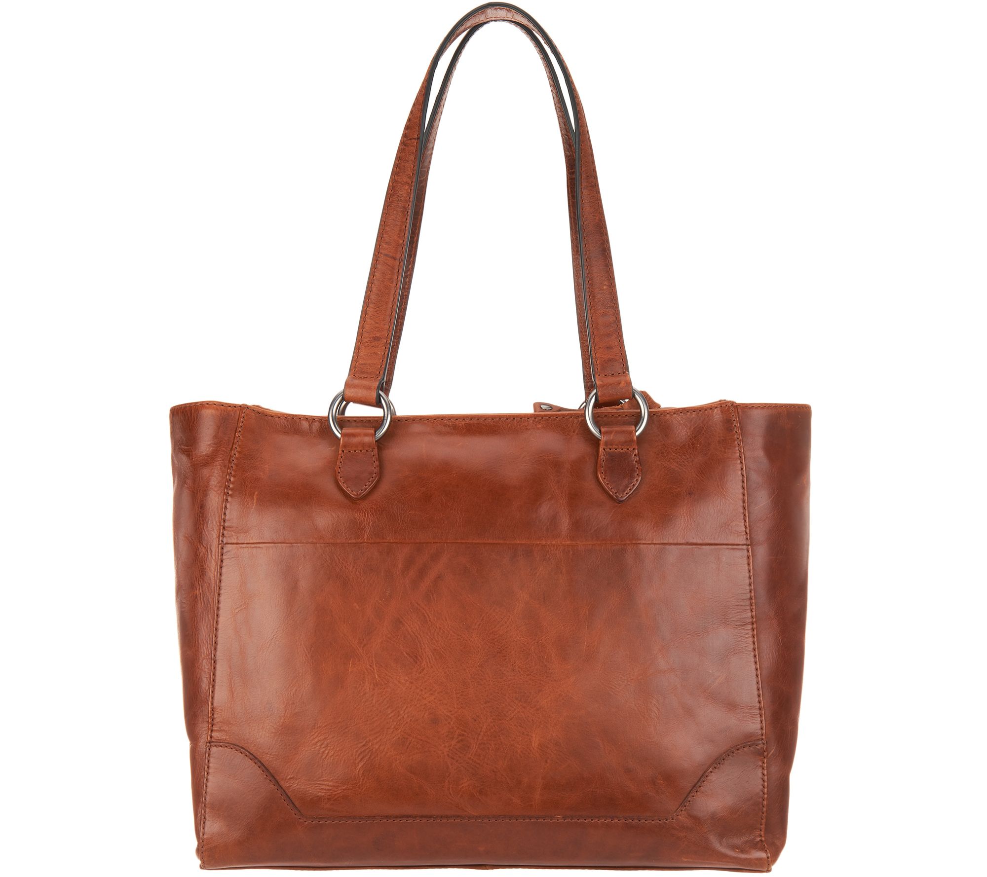 Frye Leather Melissa Zip Top Tote - QVC.com
