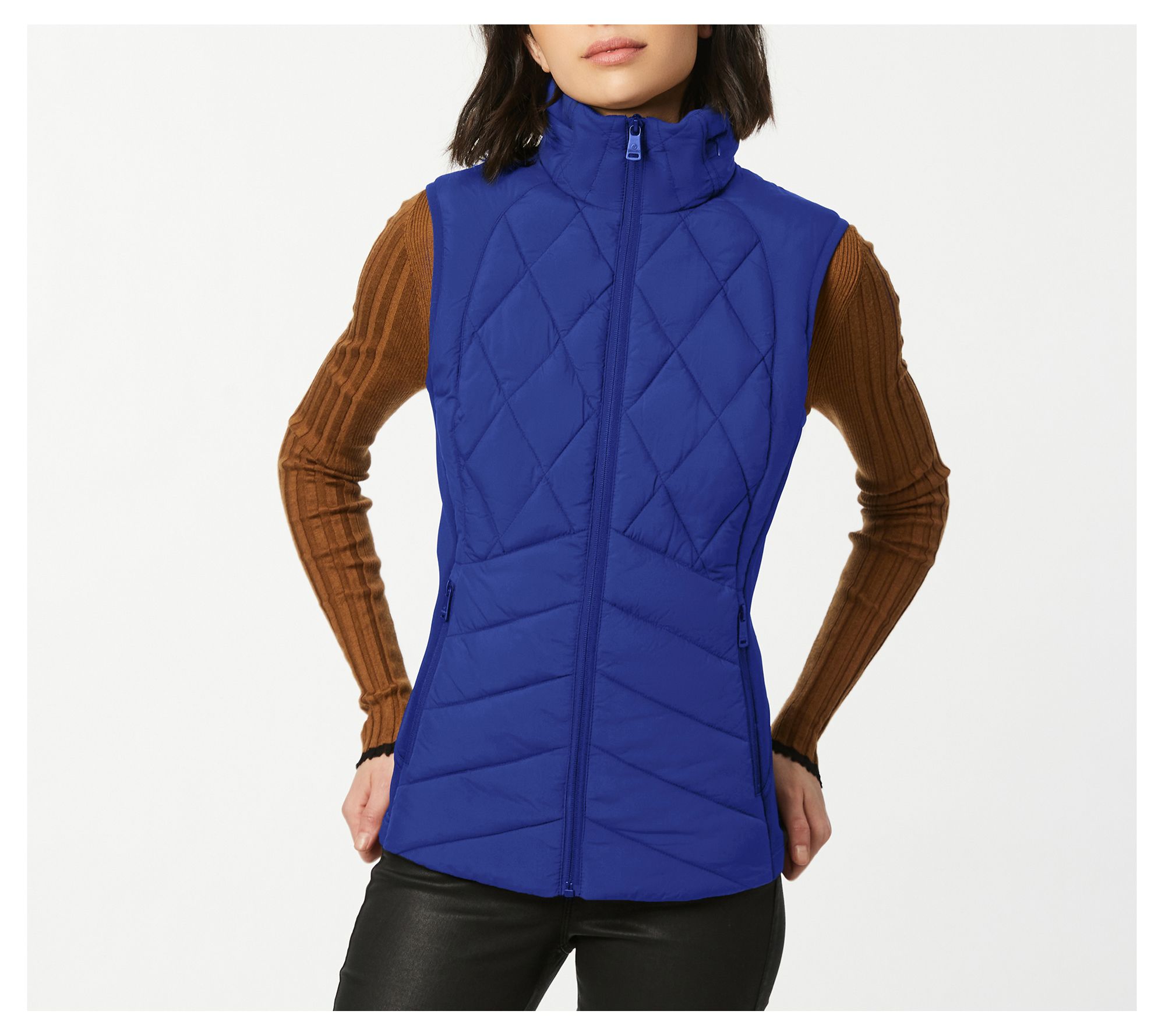 Bernardo Packable Vest with Neoprene - QVC.com
