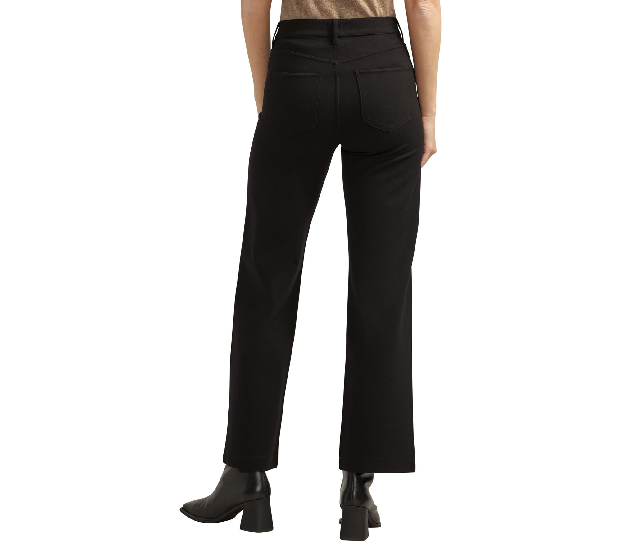 JAG Women's Sophia High Rise Wide Leg Ponte Pants - QVC.com