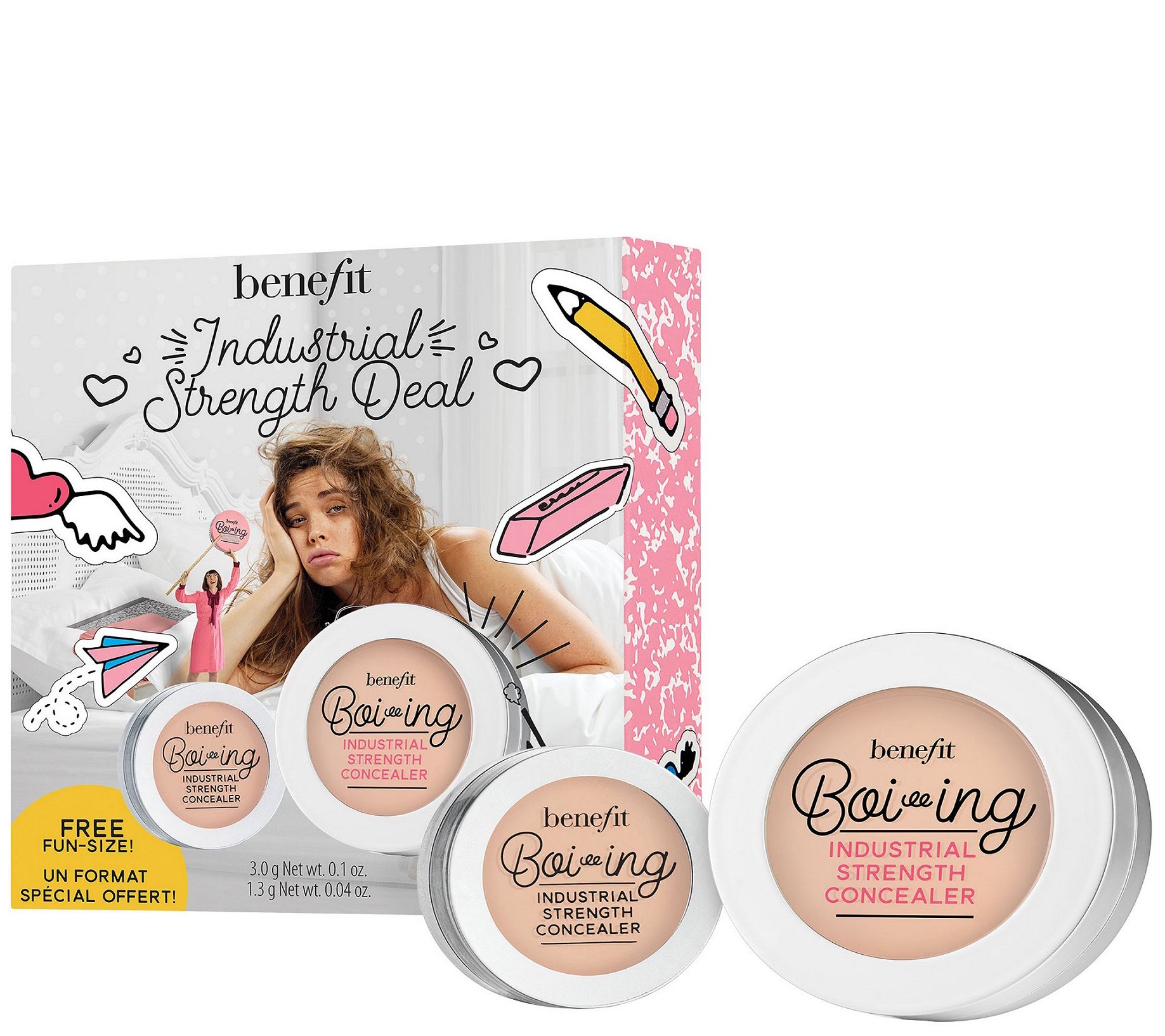Benefit Cosmetics Boi-ing Industrial-Strength Concealer Duo - QVC.com